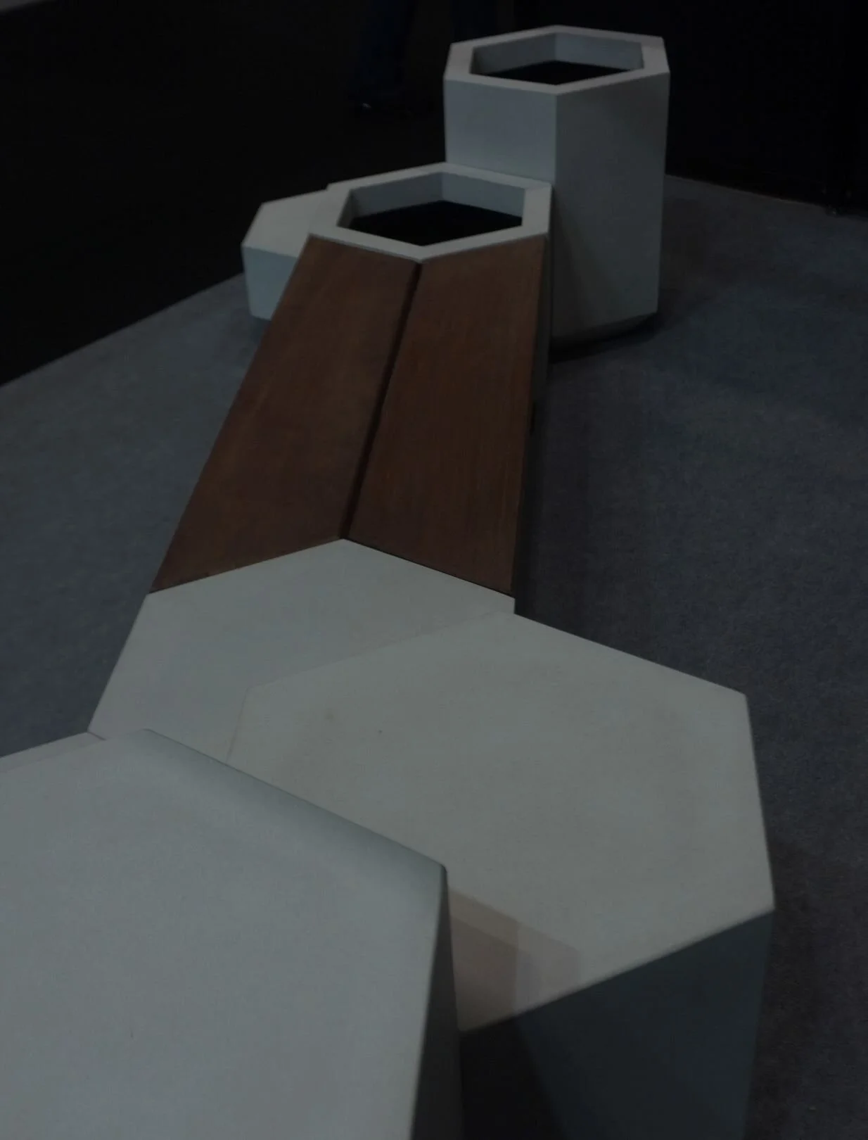 Concrete GRC outdoor furniture