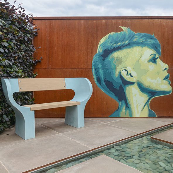 Concrete GRC outdoor furniture