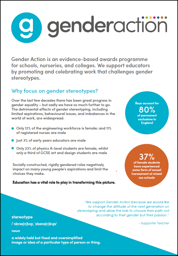 Gender Action Resources — Gender Action Schools Award