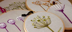 Seed Head Embroidery Pictures — Sue Nicholls Designs