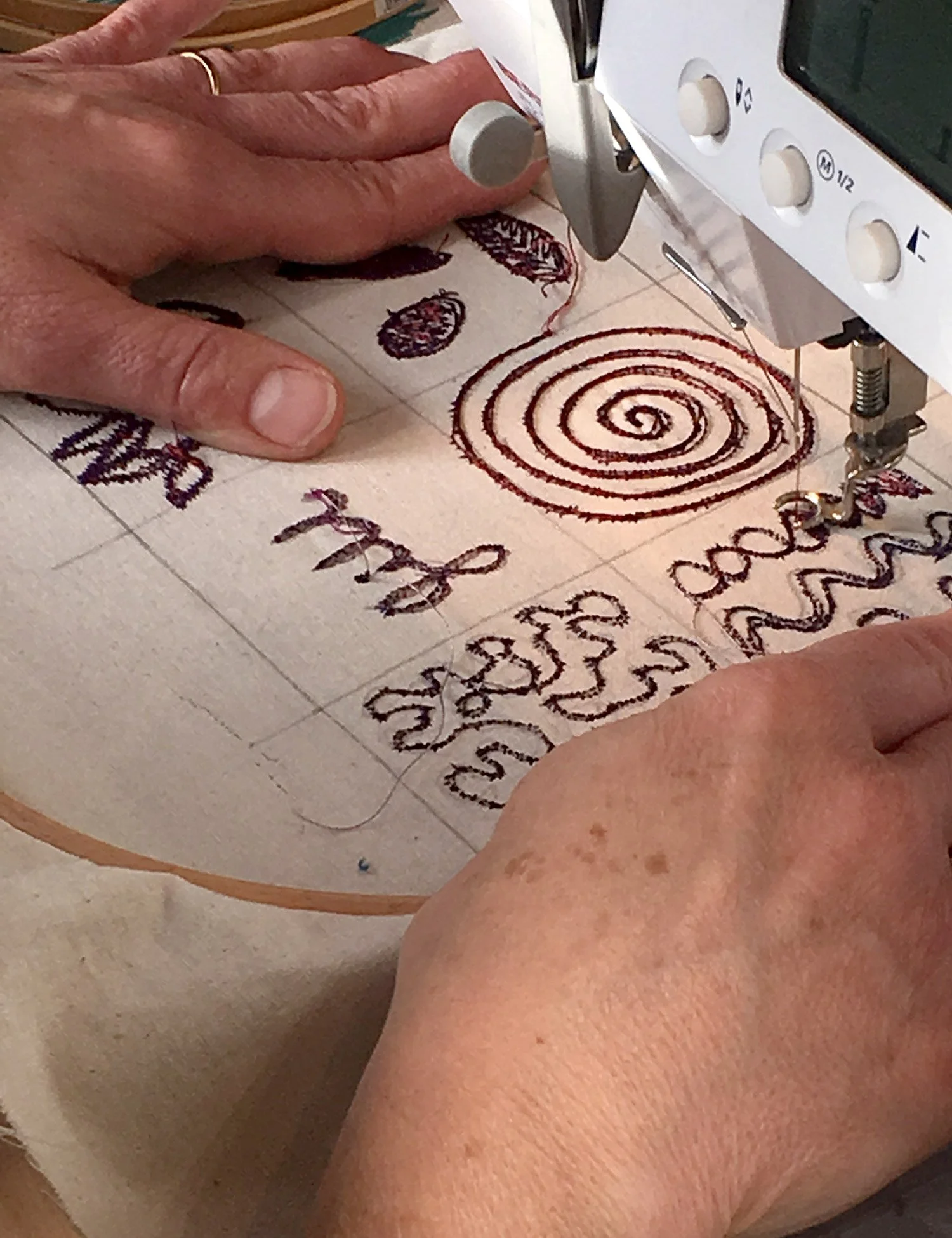 Machine Embroidery Workshops — Sue Nicholls Designs