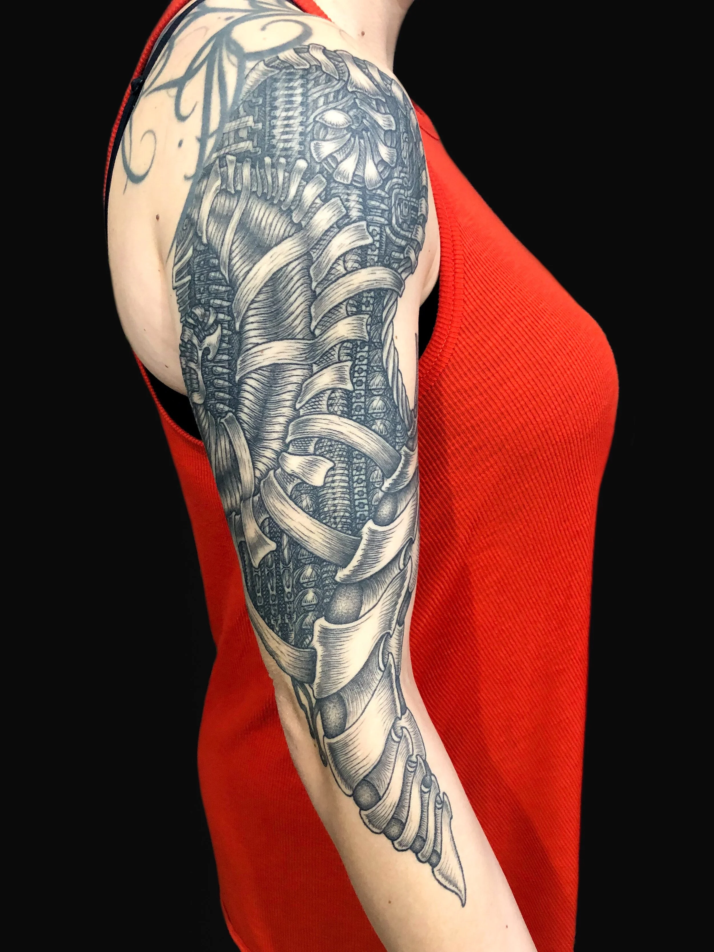 Biomechanical Giger Tattoo