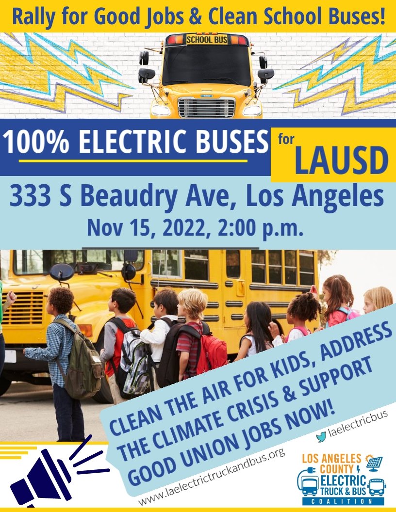 Electric School Buses — LA County Electric Bus and Truck Coalition