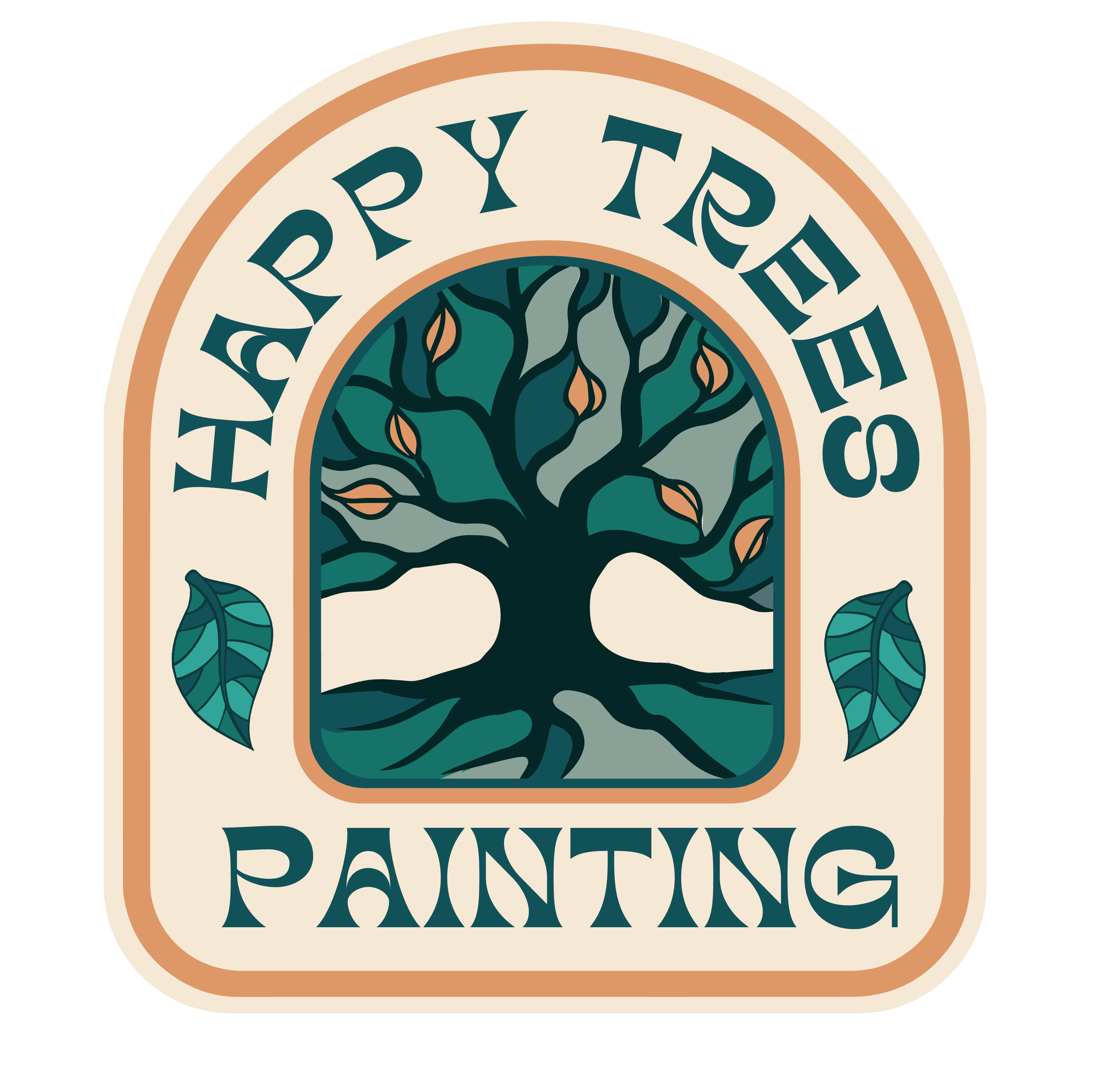 Happy Trees Painting