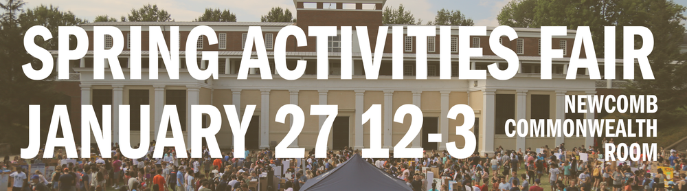 Spring Activities Fair — UVA Student Council