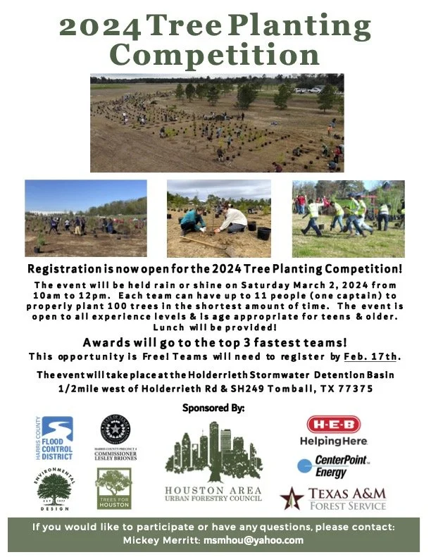 Tree Planting Competition — Houston Area Urban Forestry Council