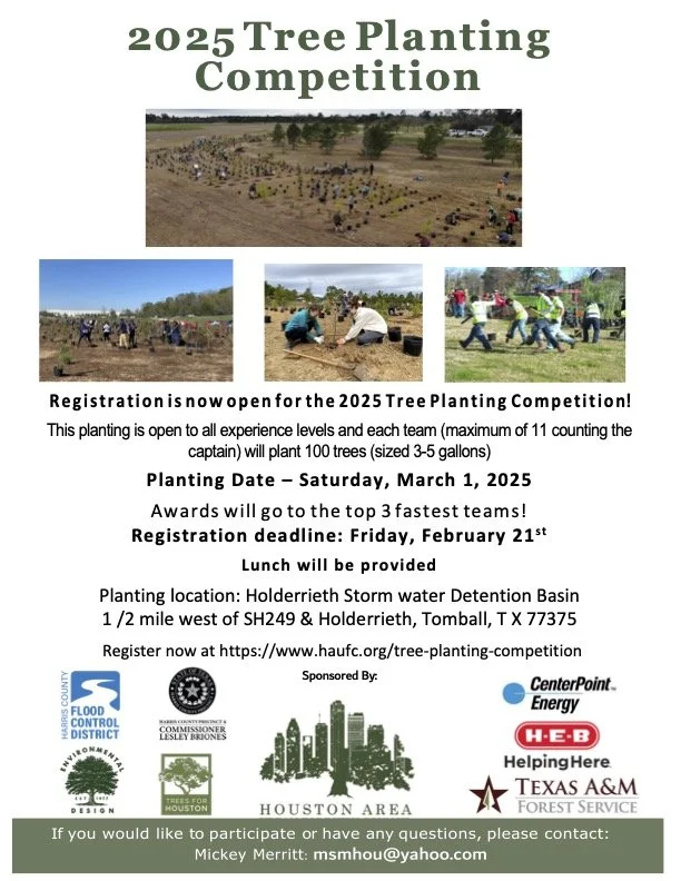 Tree Planting Competition — Houston Area Urban Forestry Council