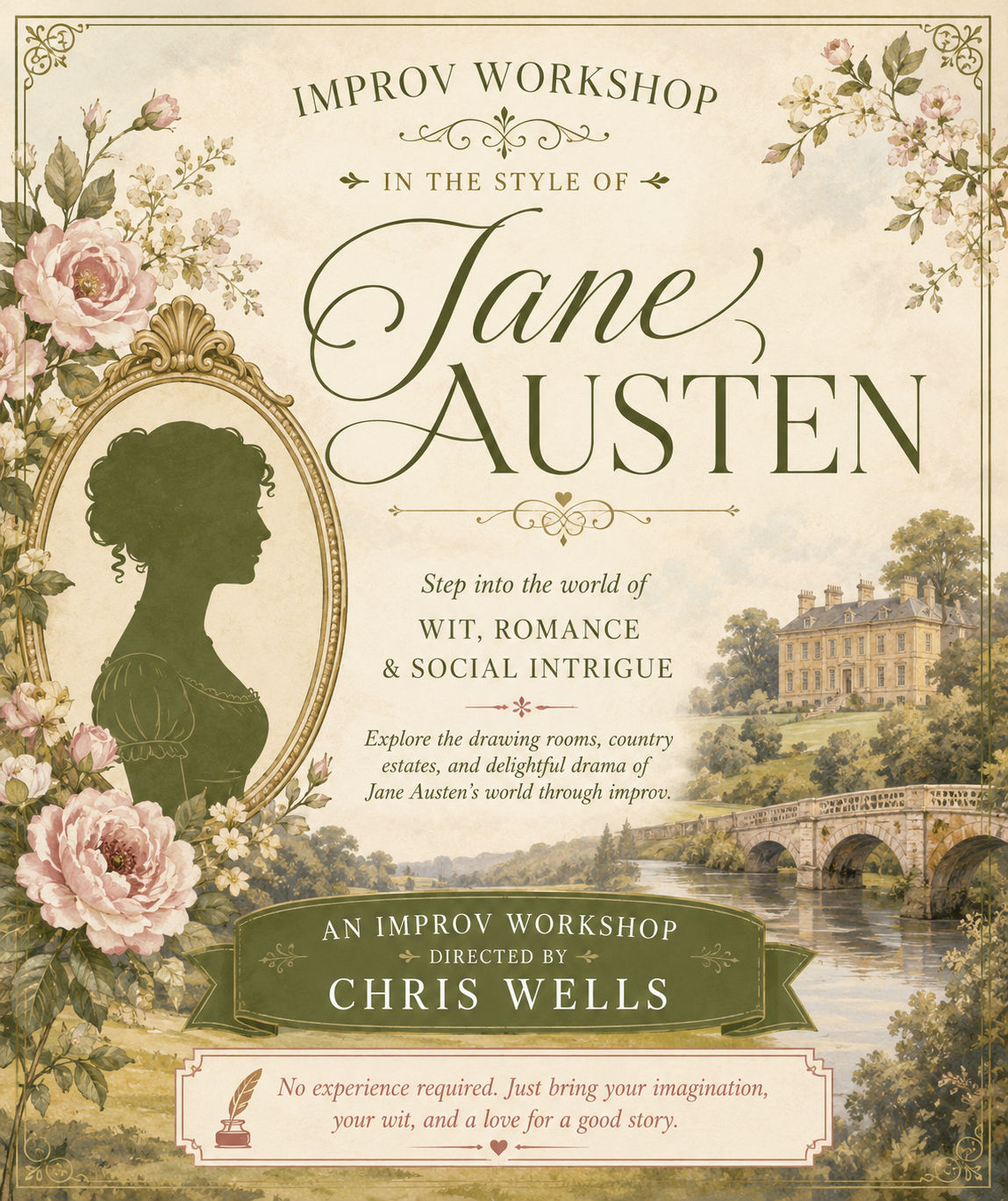 Jane Austen — Improvazilla Show and Impro Dojo