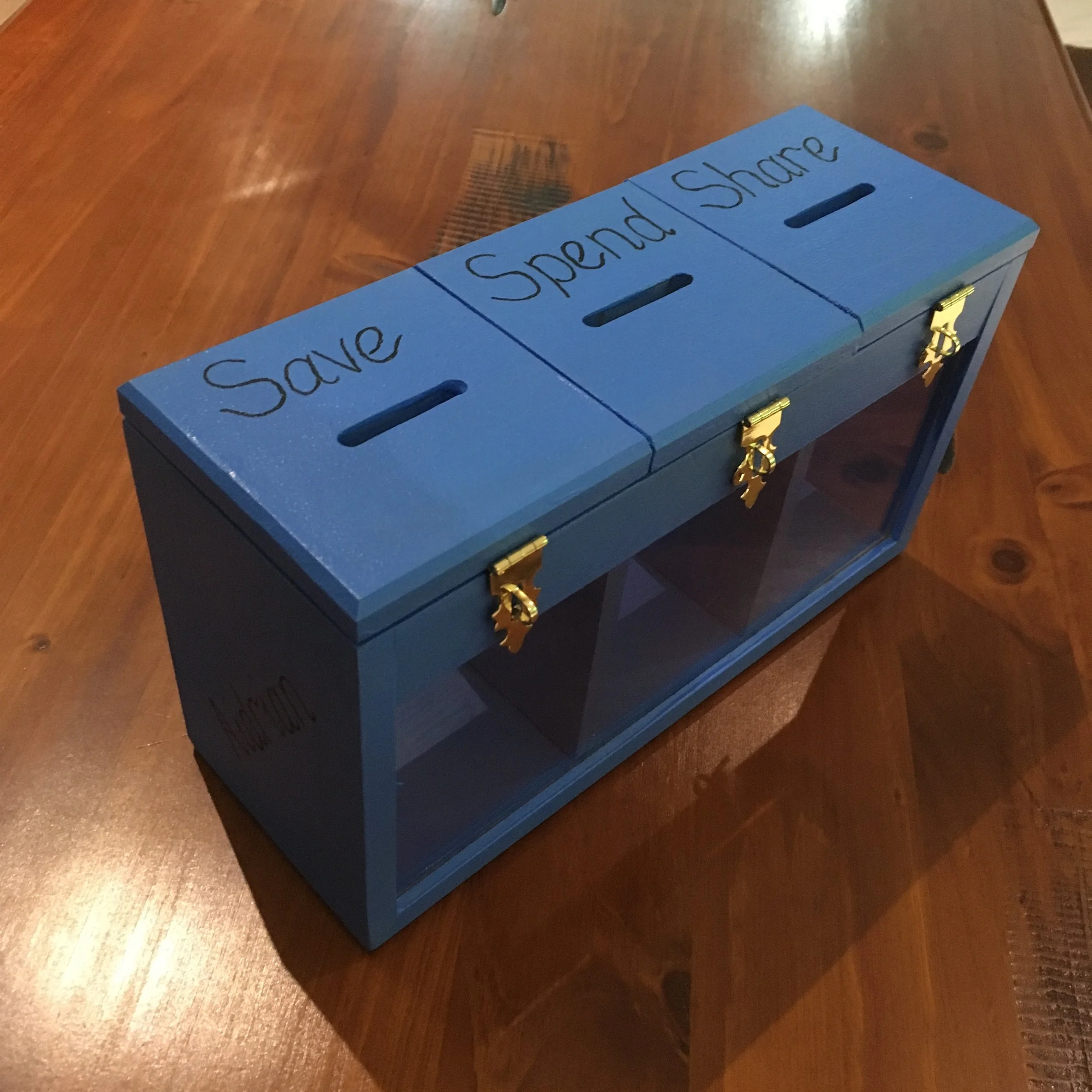 The Story of the Save Spend Share Moneyboxes... — Platt Custom Creations