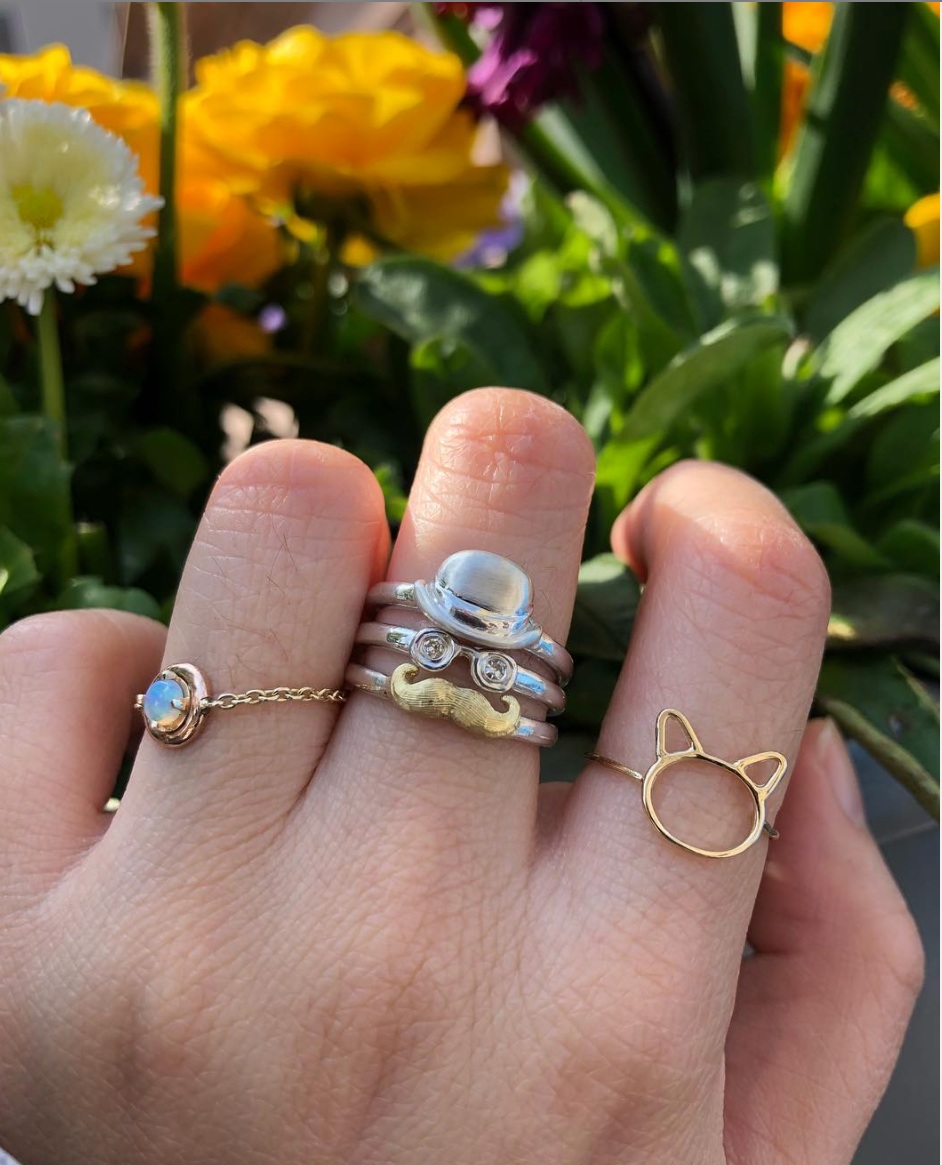 KRISTY LIN | Ear Earrings, Gua Sha Tool, Fat Buddha Blue Eyes Ring ...