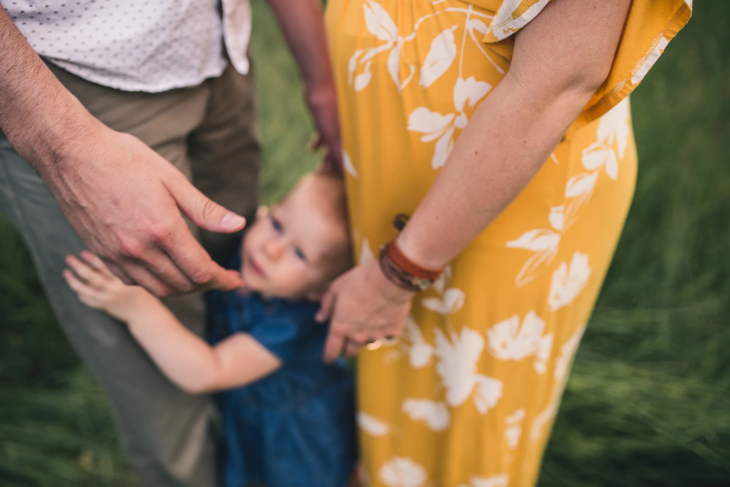 Woolf Family Maternity Session in Wildflower Field — Kristina Graff ...