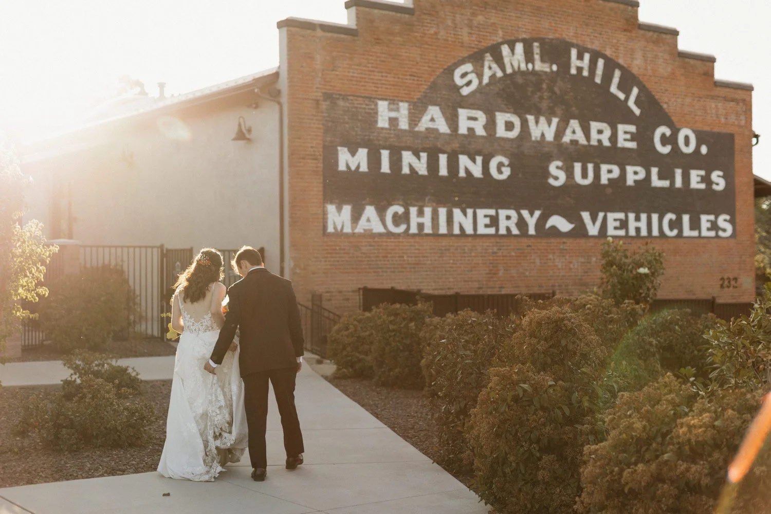 Sam Hill Warehouse Prescott Wedding