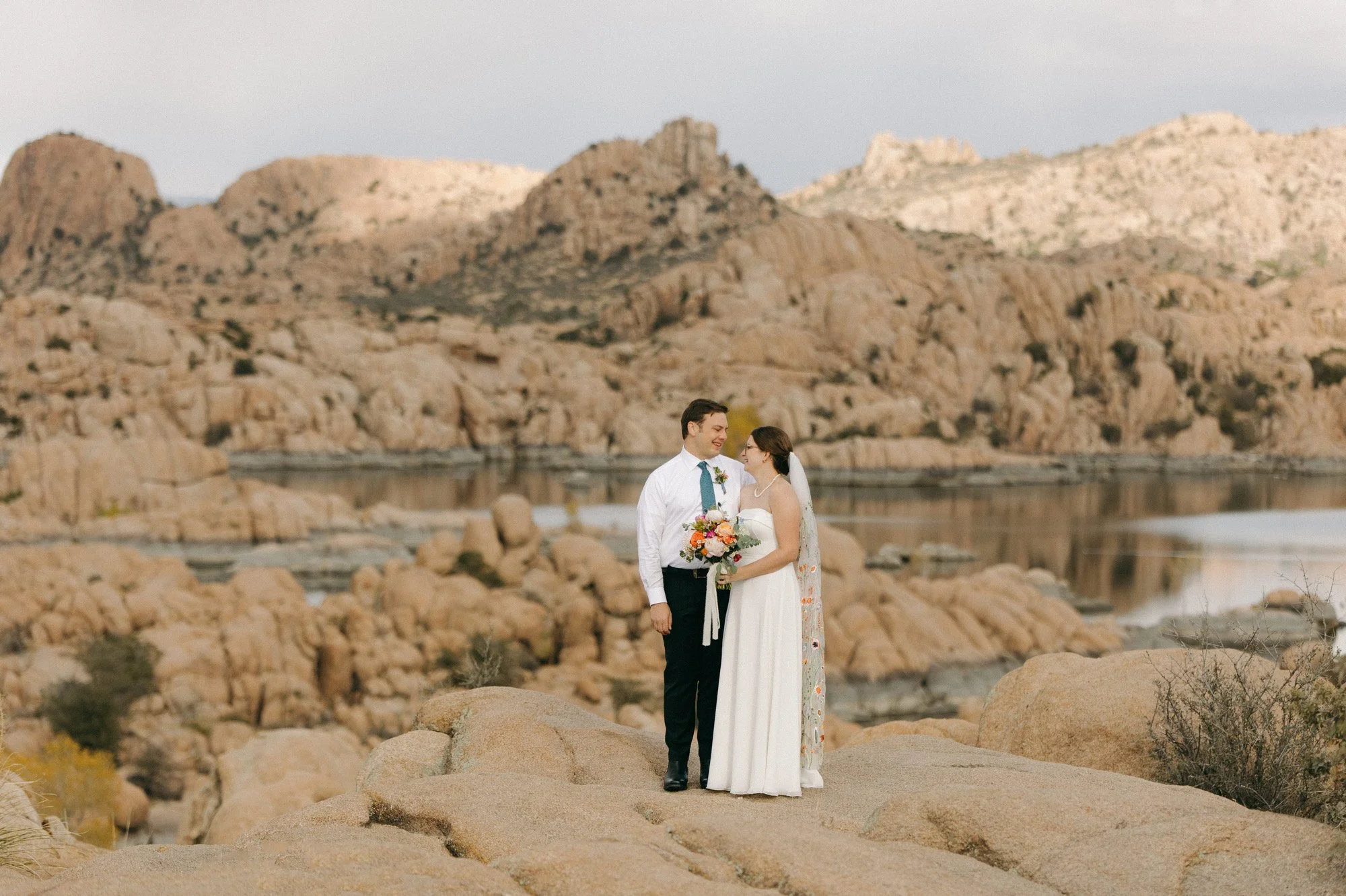 An Autumn Elopement at Watson Lake in Prescott, Arizona