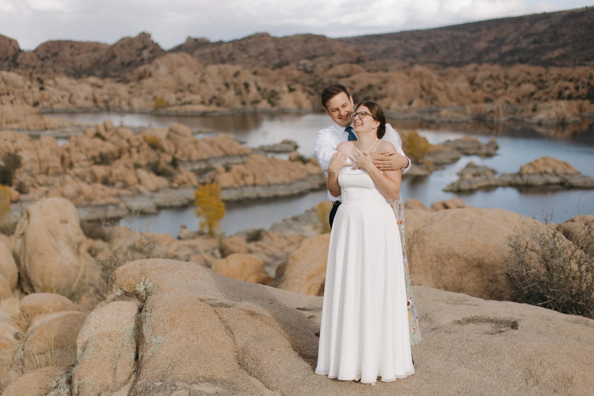 An Autumn Elopement at Watson Lake in Prescott, Arizona