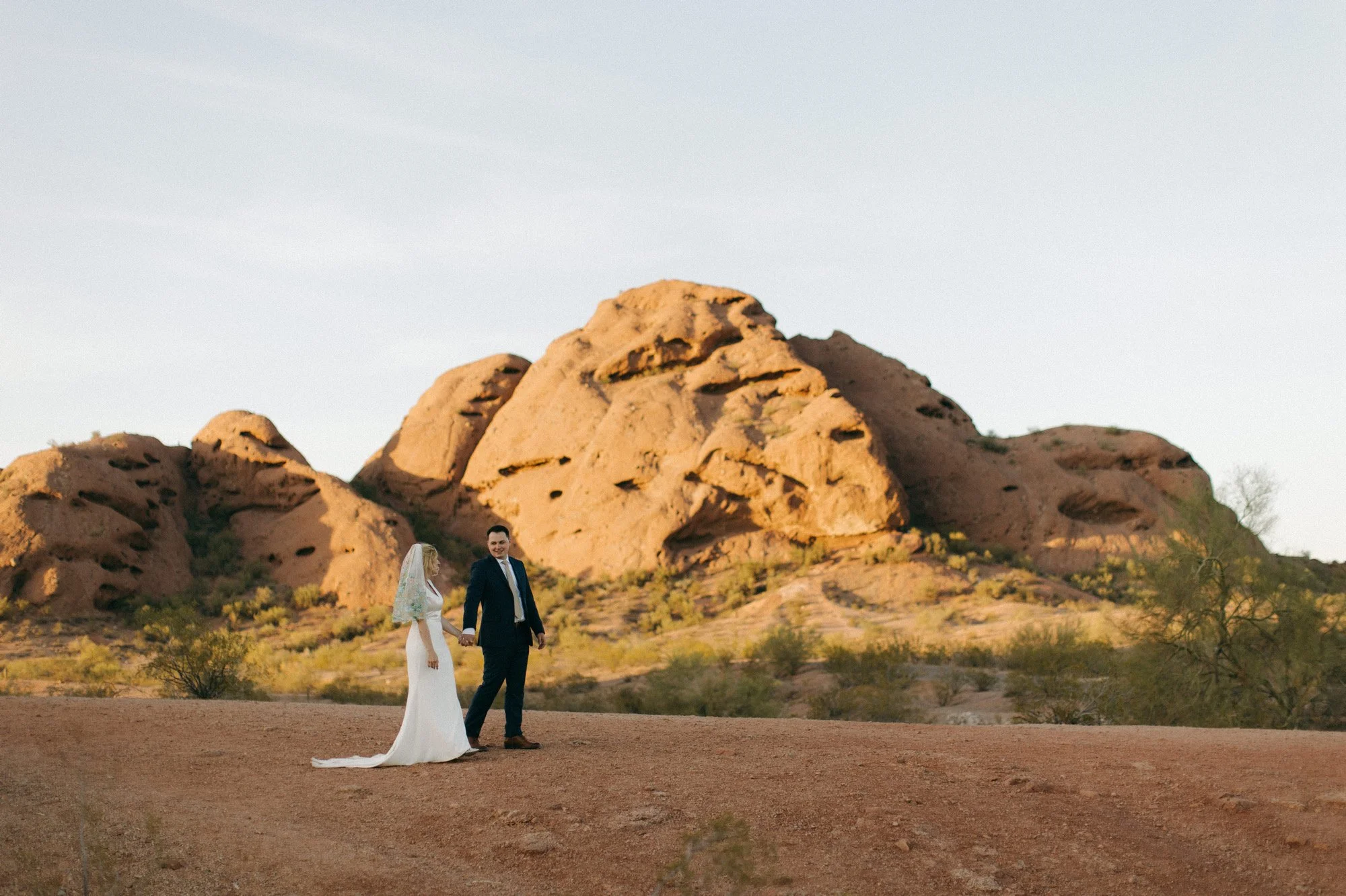 Papago Park Sunset Elopement