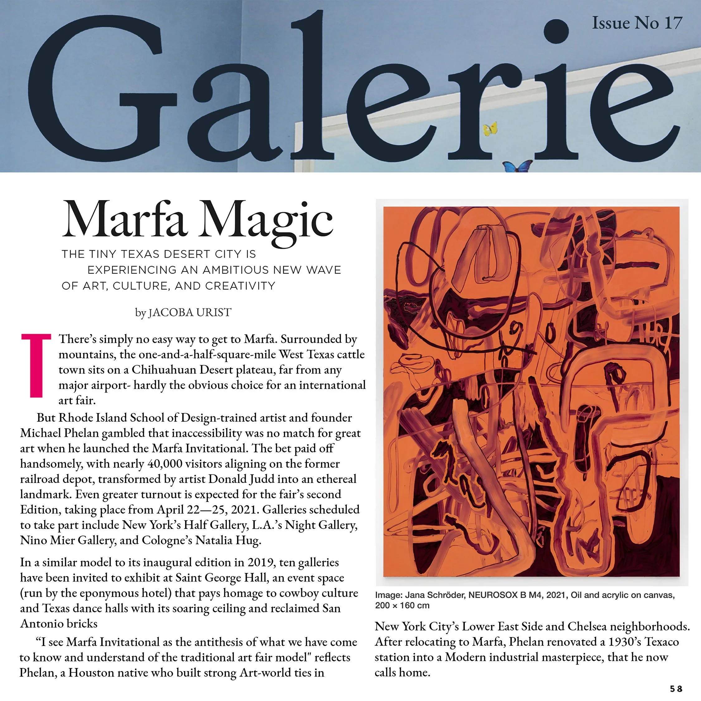 INVITATIONAL — MARFA INVITATIONAL