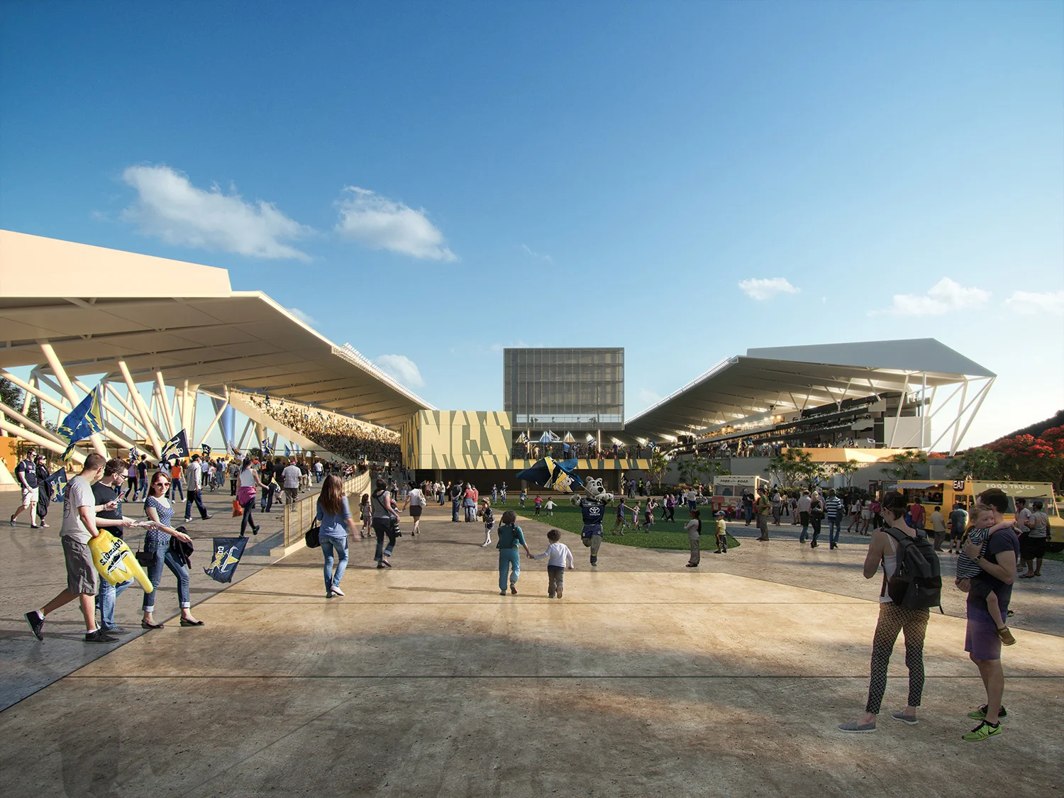 Queensland Country Bank Stadium — Counterpoint Architecture