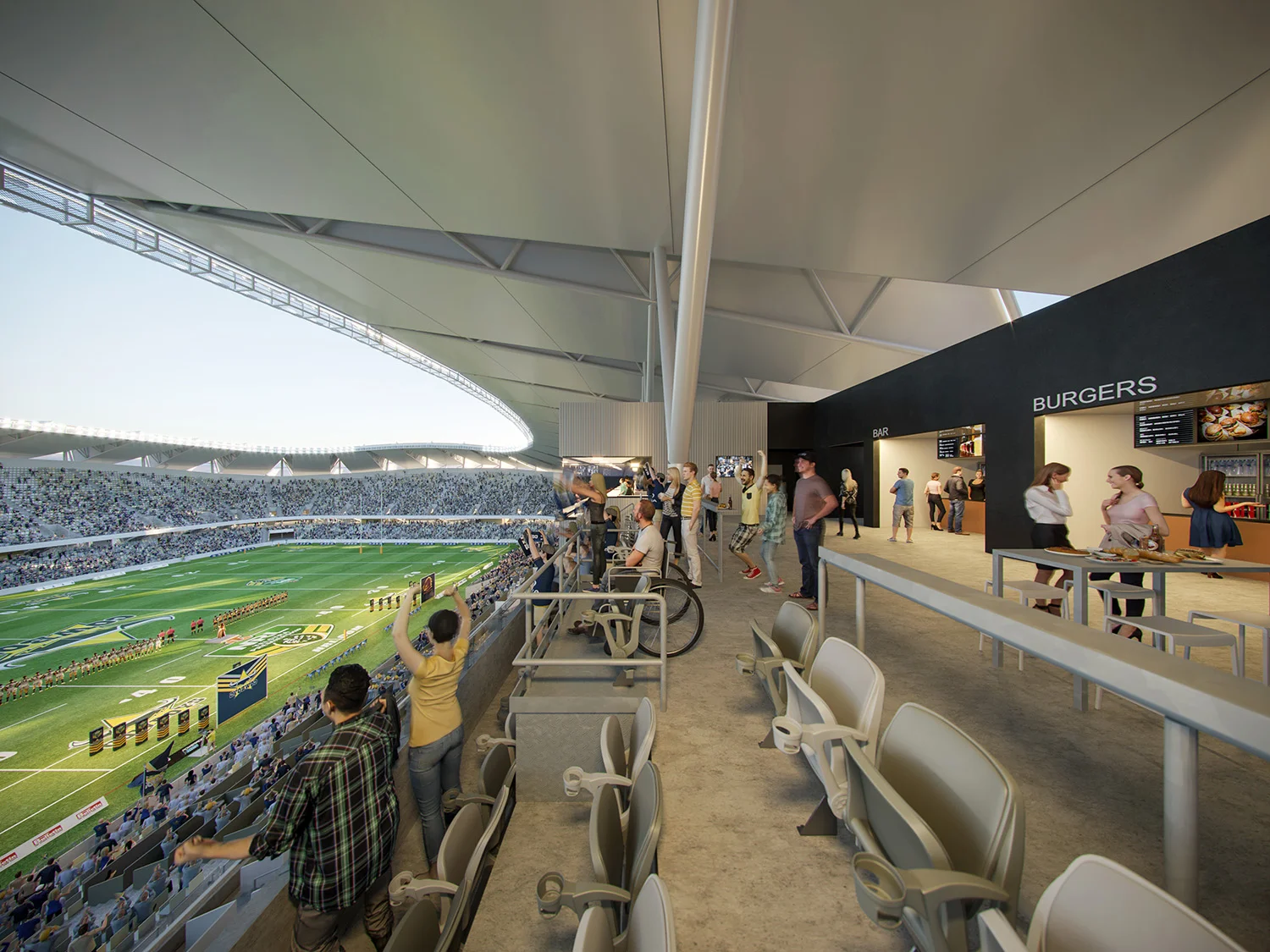 Queensland Country Bank Stadium — Counterpoint Architecture
