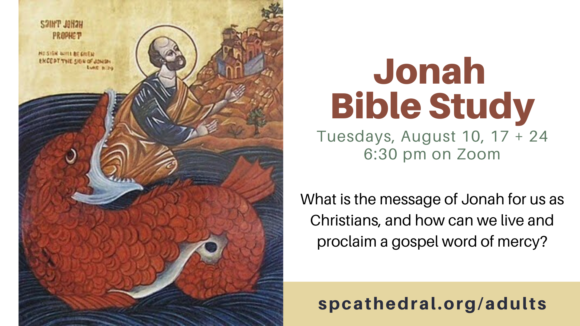 Jonah Bible Study — The Cathedral Church of St. Peter