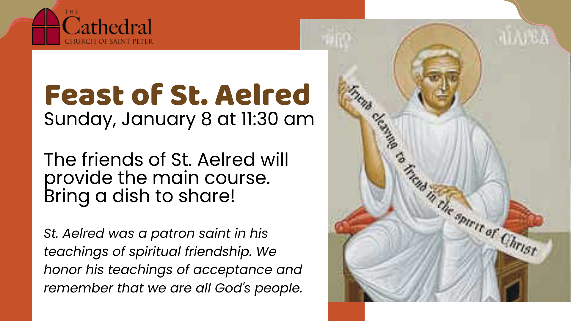 Feast of St. Aelred Parish Lunch — The Cathedral Church of St. Peter