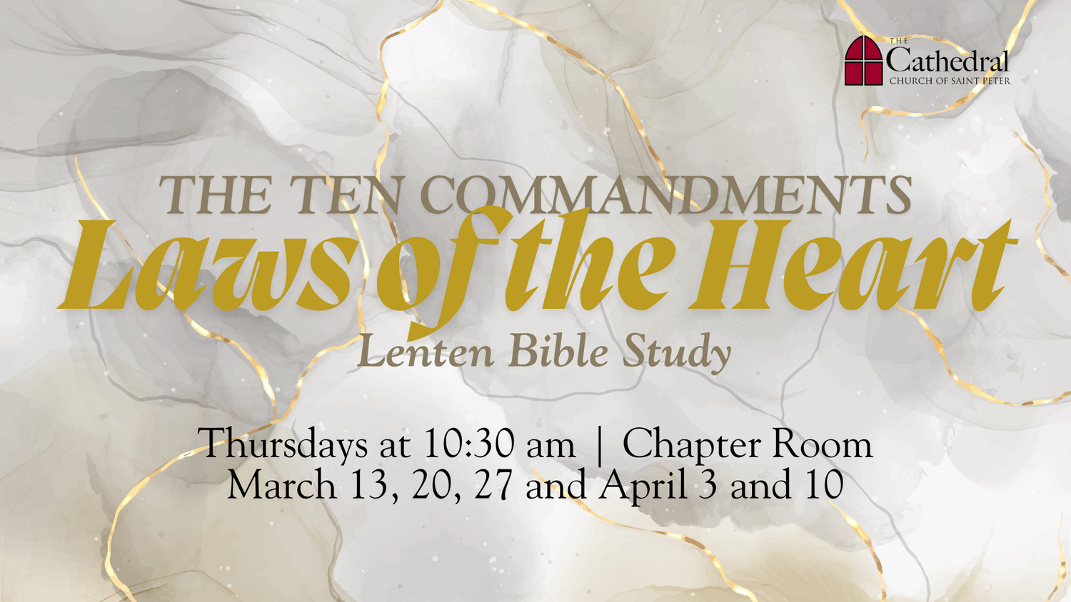 Ten Commandments Bible Study — The Cathedral Church of St. Peter