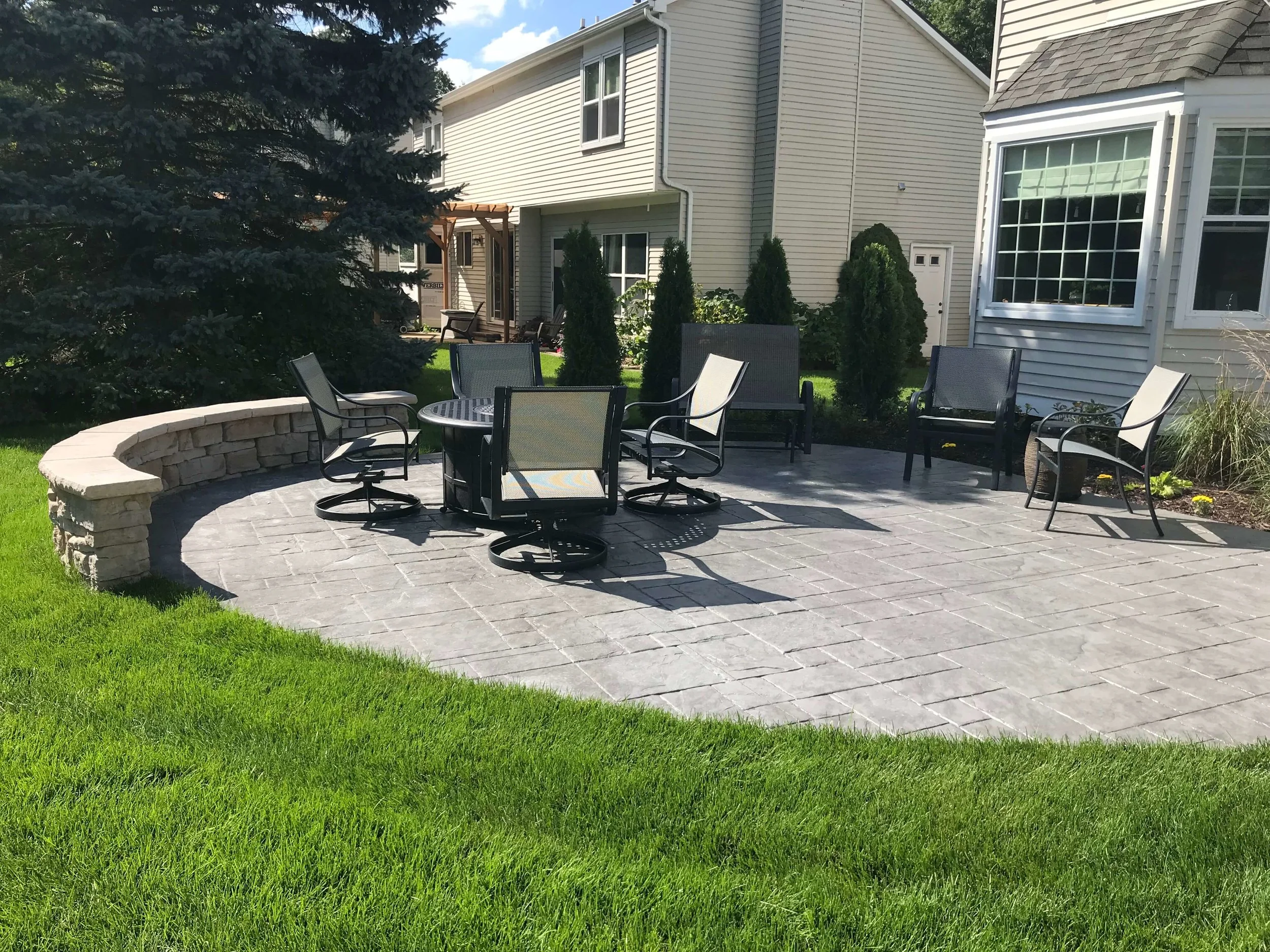 Stamped Concrete Colors and Patterns | Todd's Services