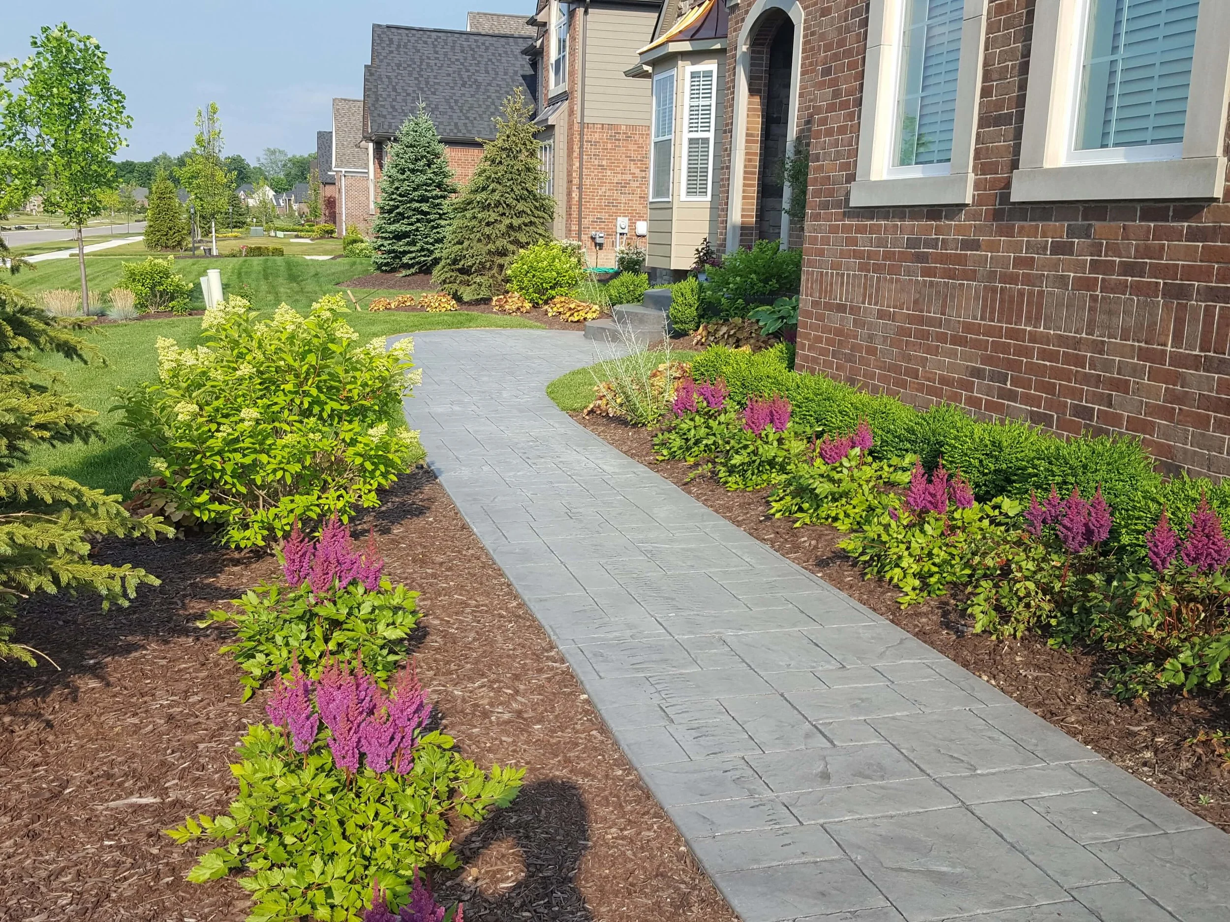 Stamped Concrete Colors and Patterns | Todd's Services