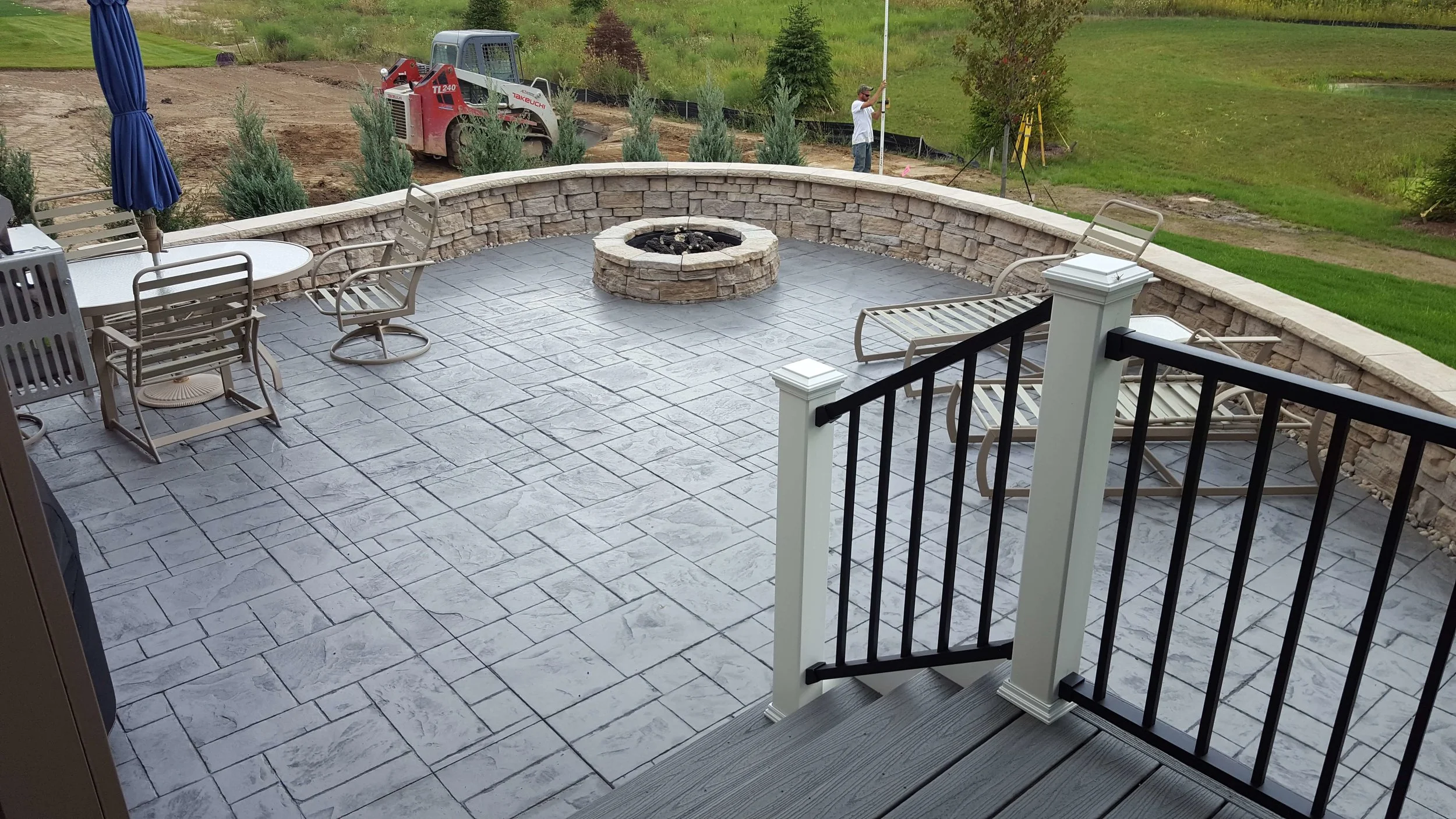 Stamped Concrete Colors and Patterns | Todd's Services