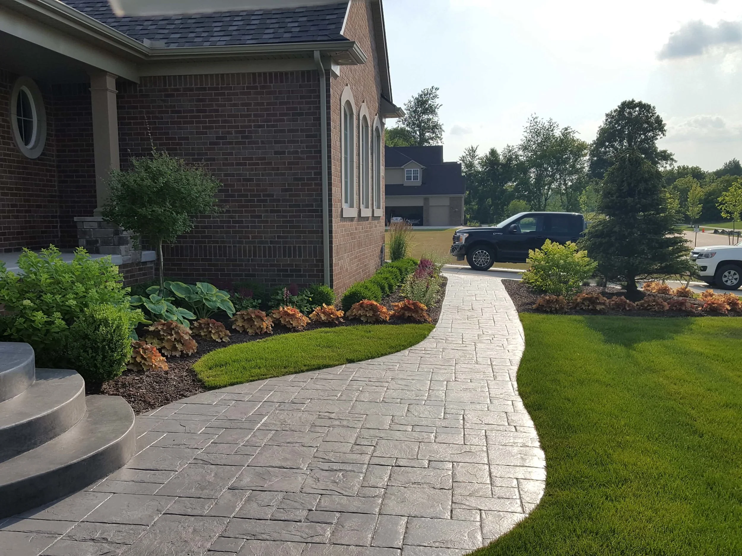 Stamped Concrete Colors and Patterns | Todd's Services