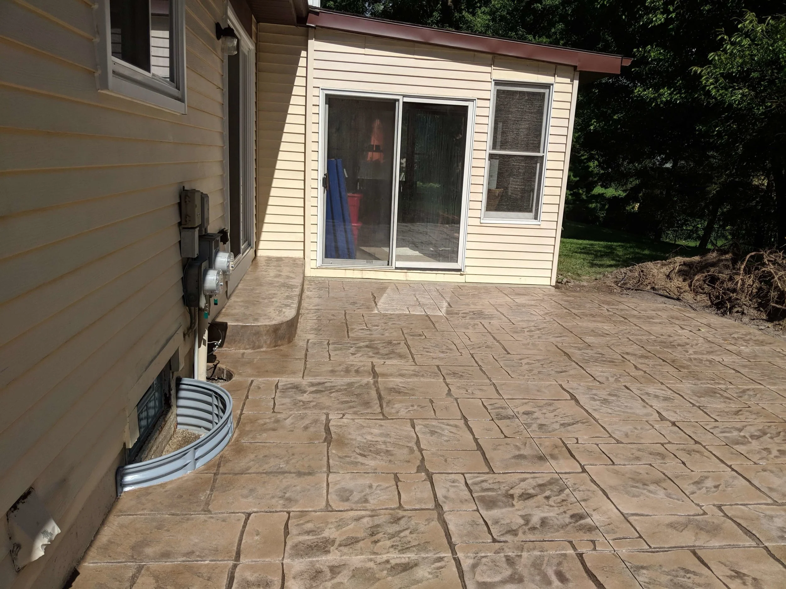 Stamped Concrete Colors and Patterns | Todd's Services
