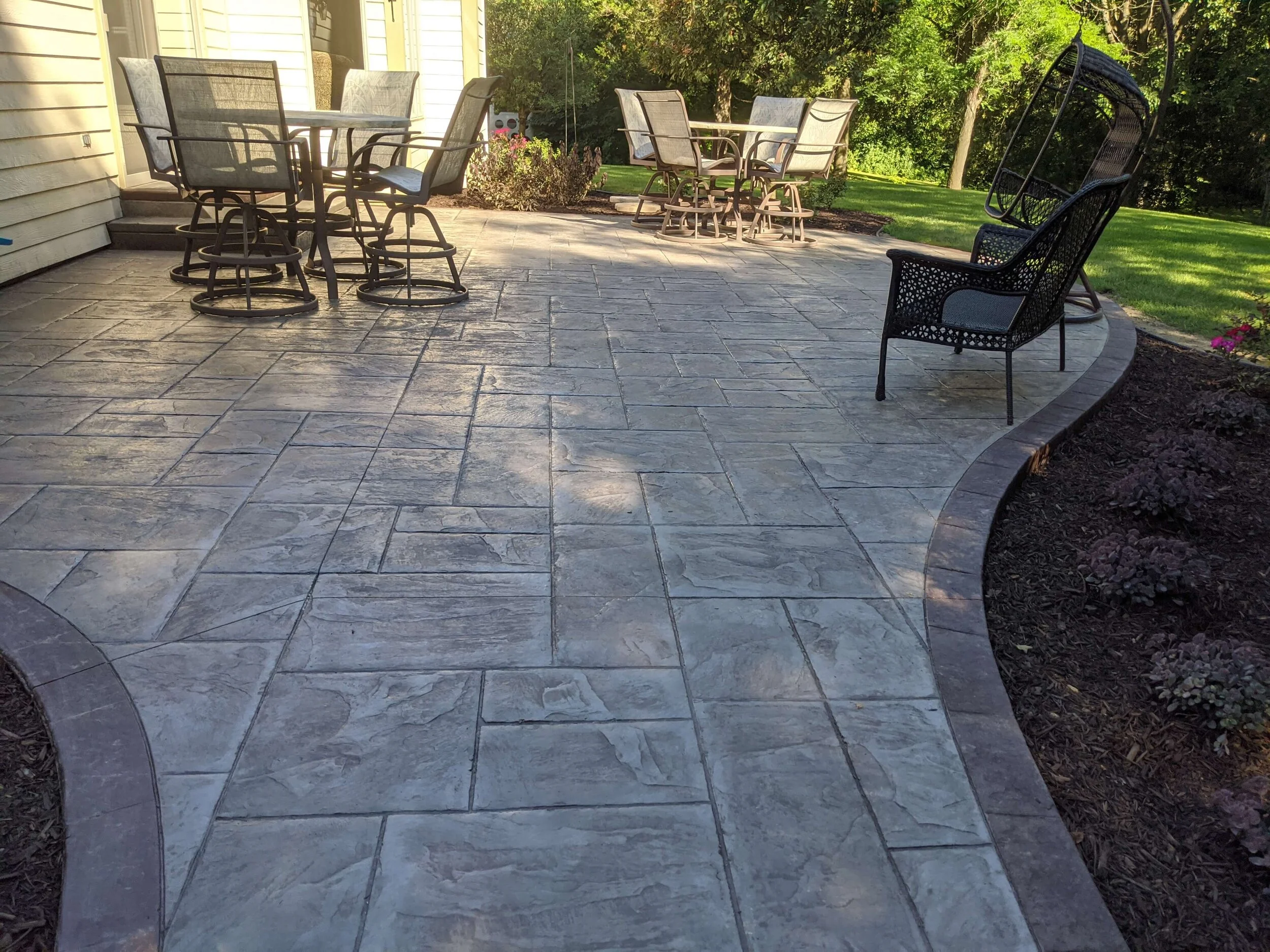 Stamped Concrete Colors and Patterns | Todd's Services