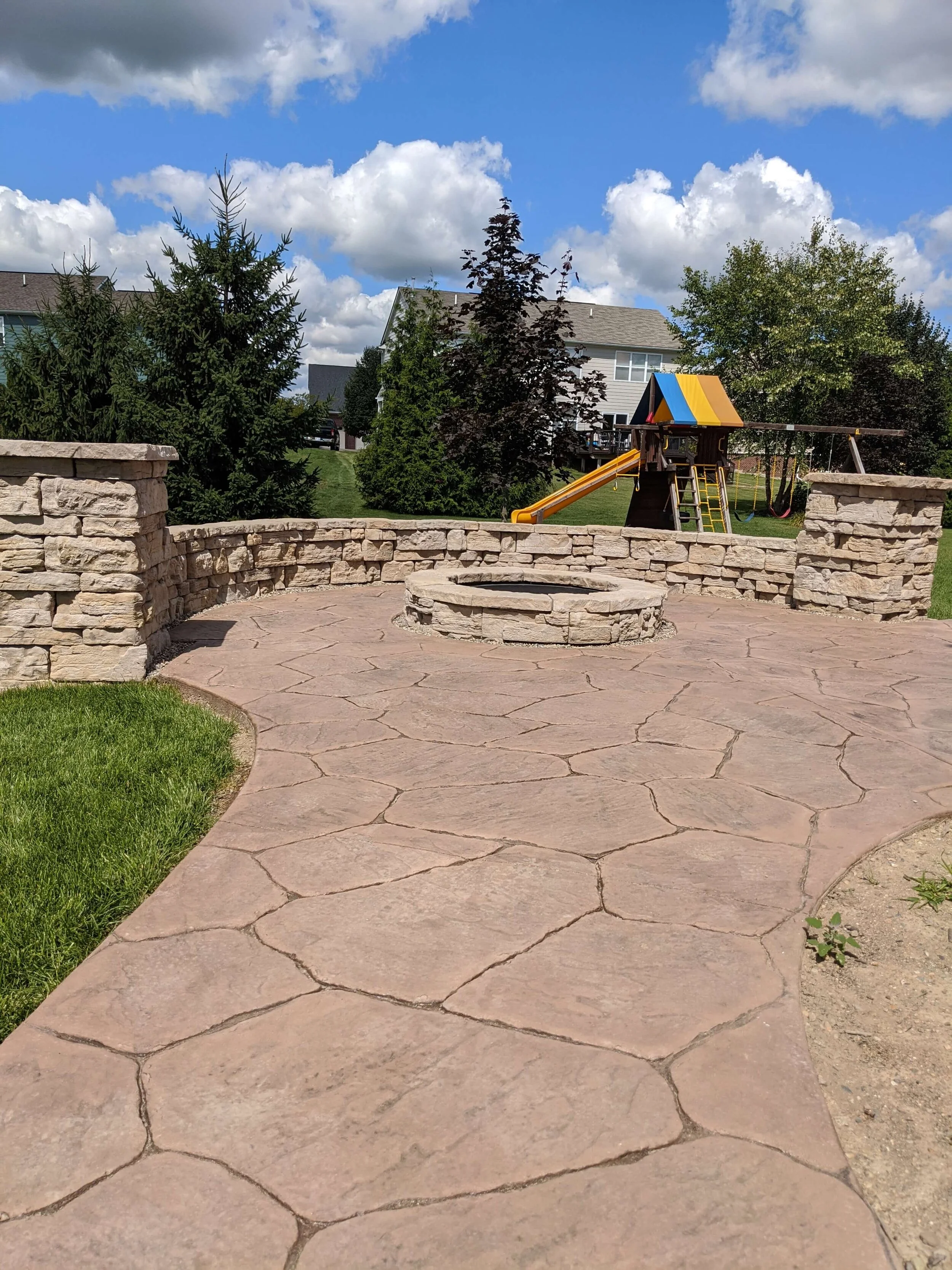 Stamped Concrete Colors and Patterns | Todd's Services