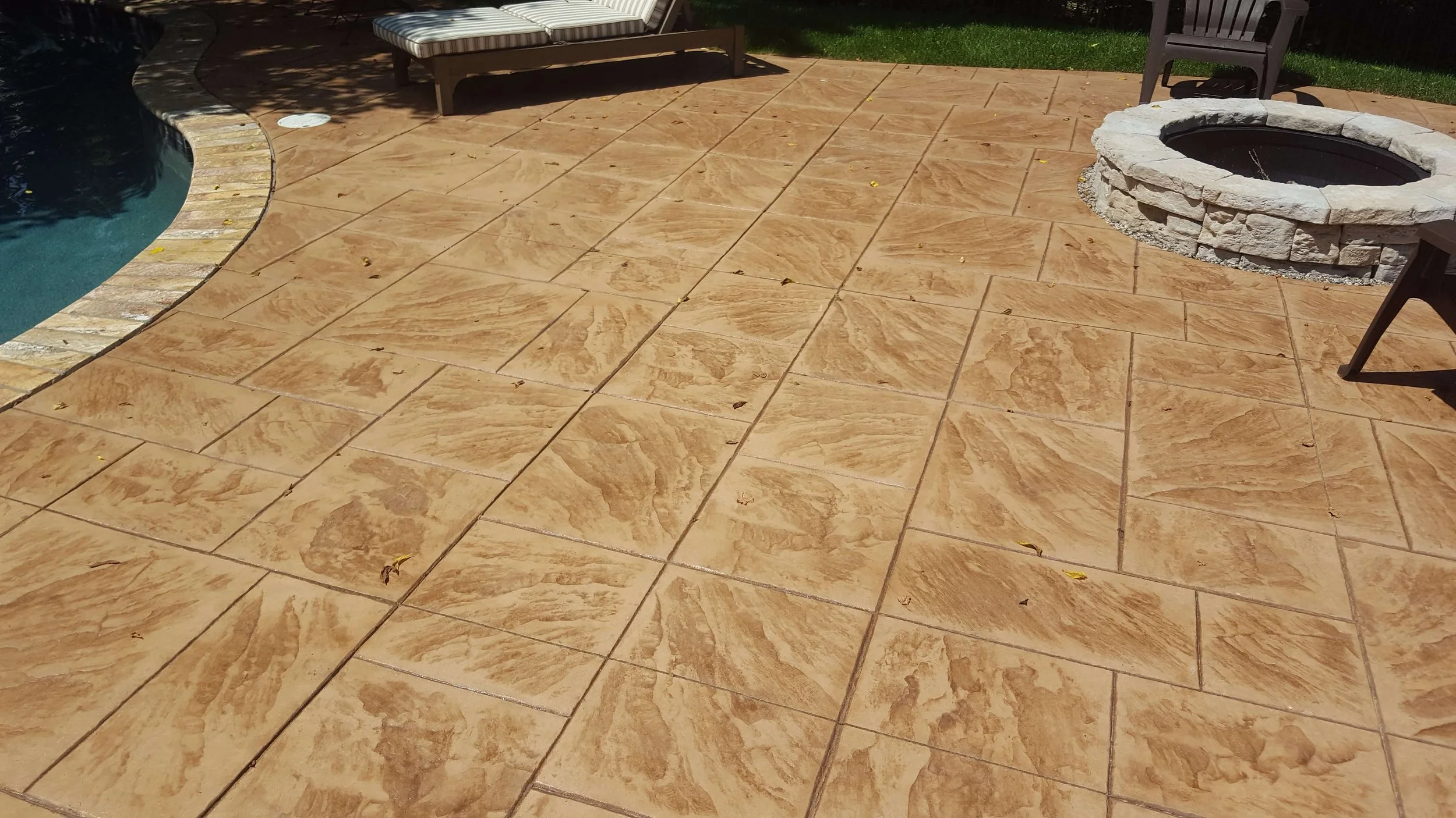 Stamped Concrete Colors and Patterns | Todd's Services