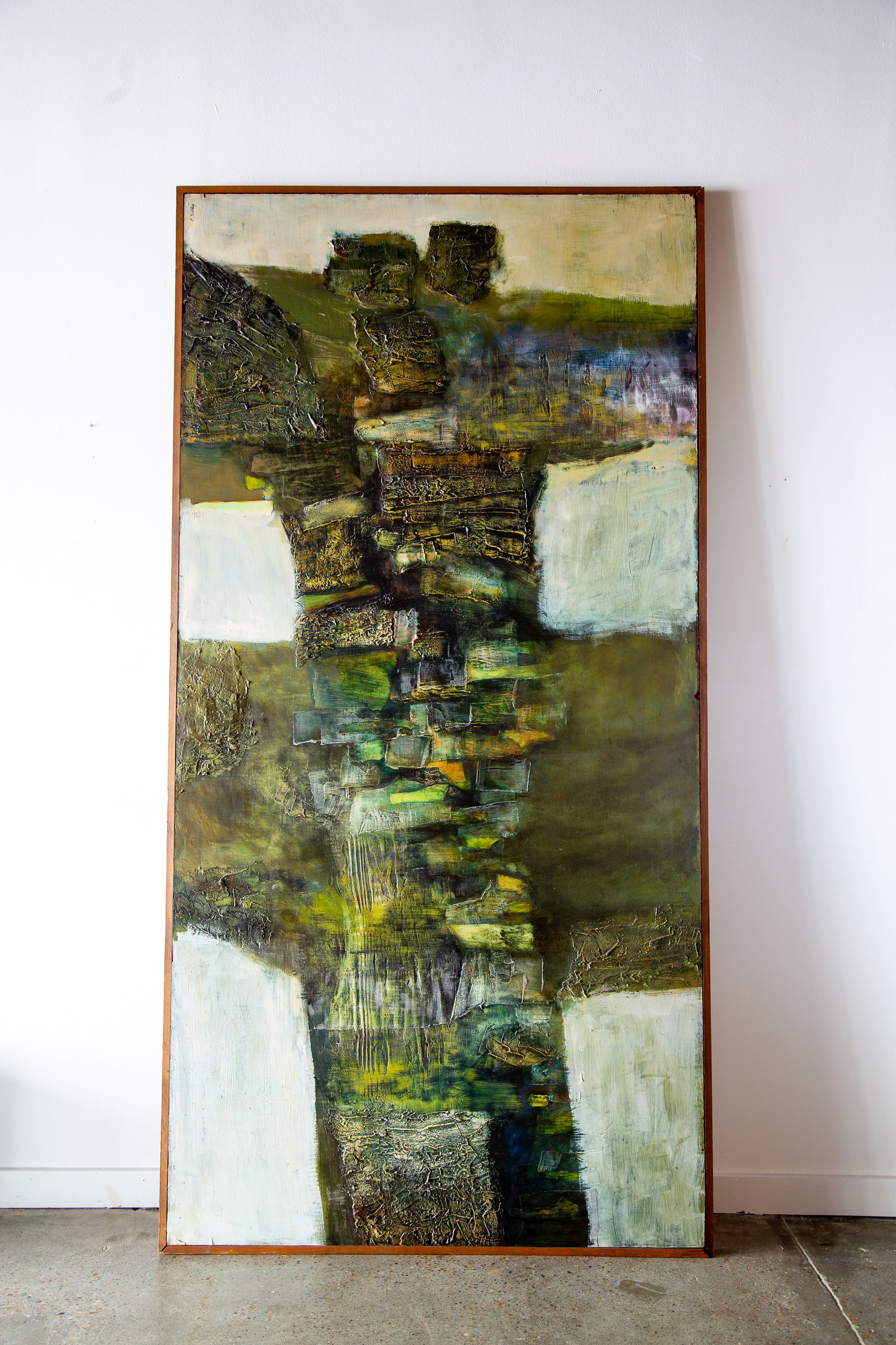 Charles Kenneth Sibley (1921-2005) Monumental Modernist Abstract ...