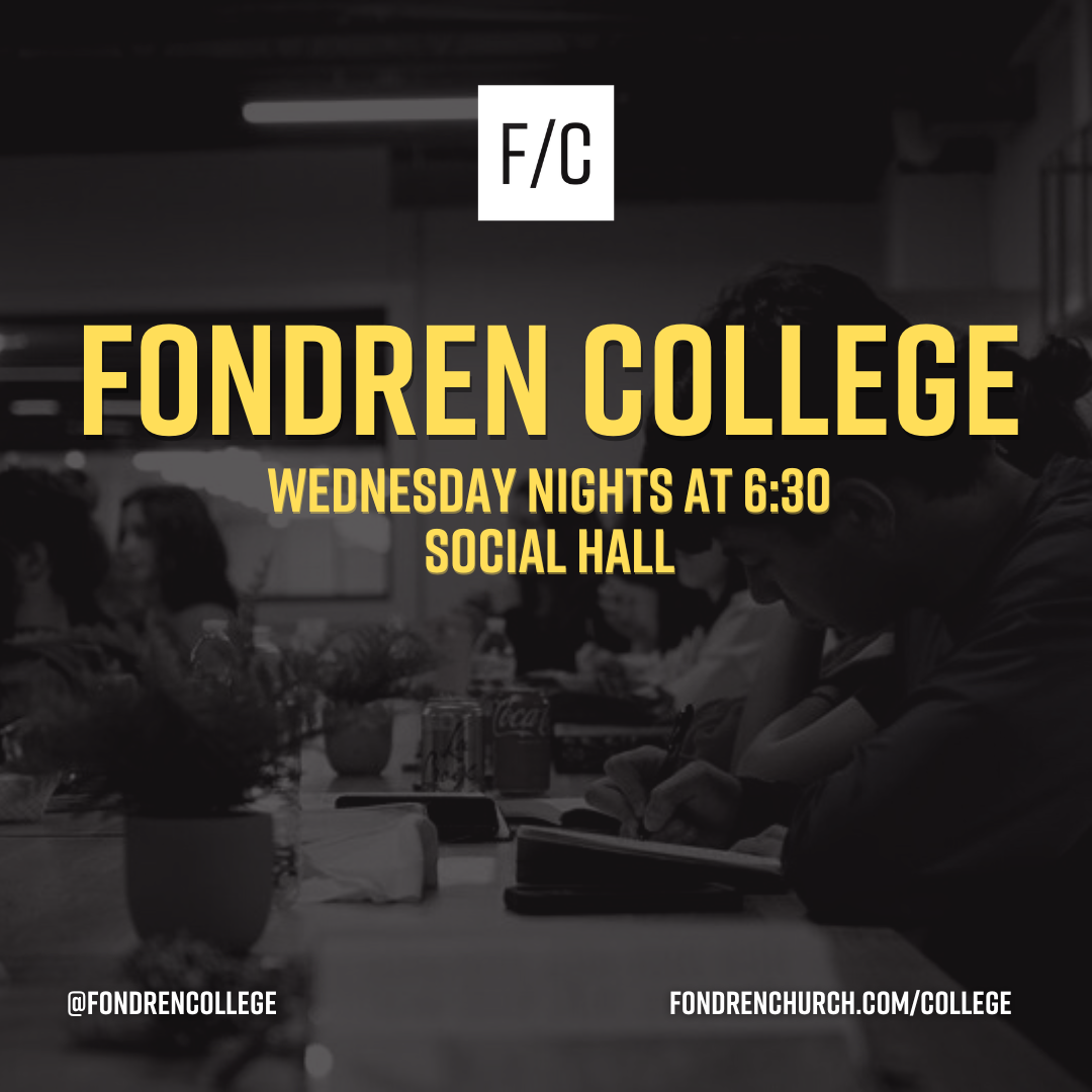 Events — Fondren Church