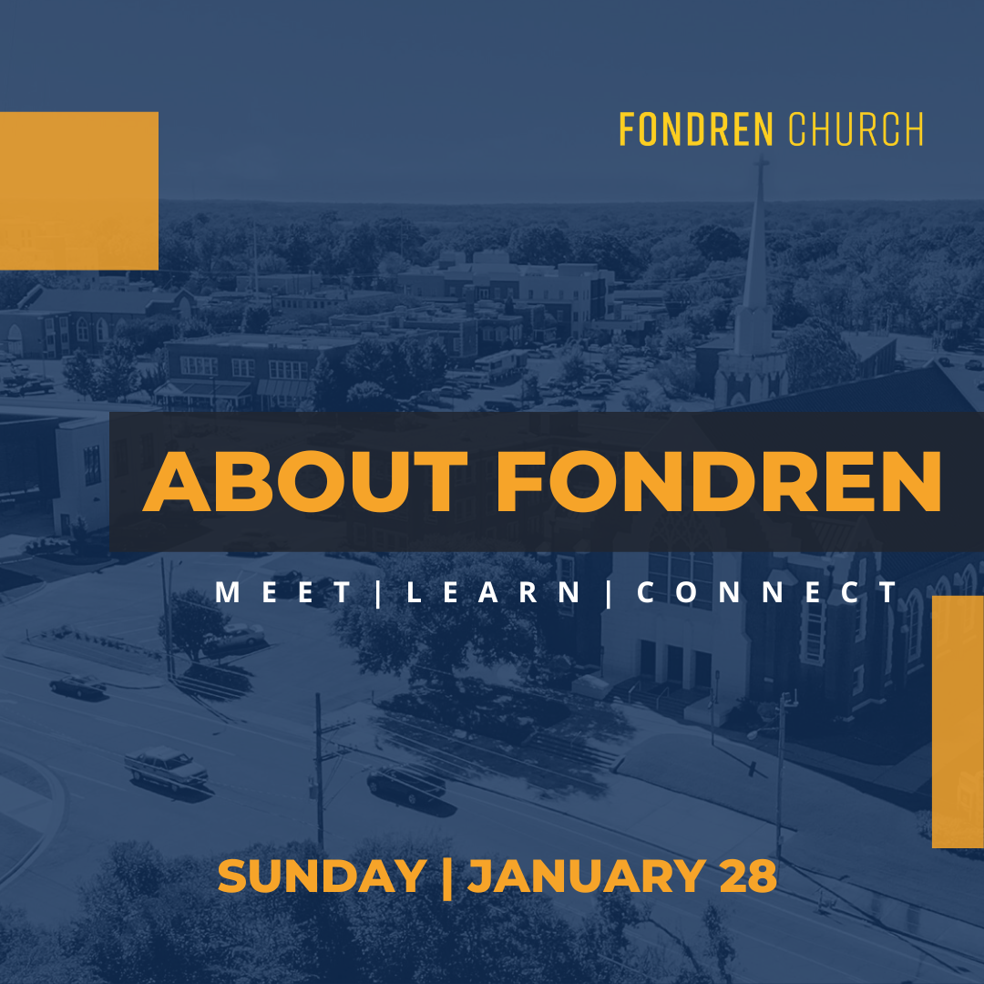 Events — Fondren Church