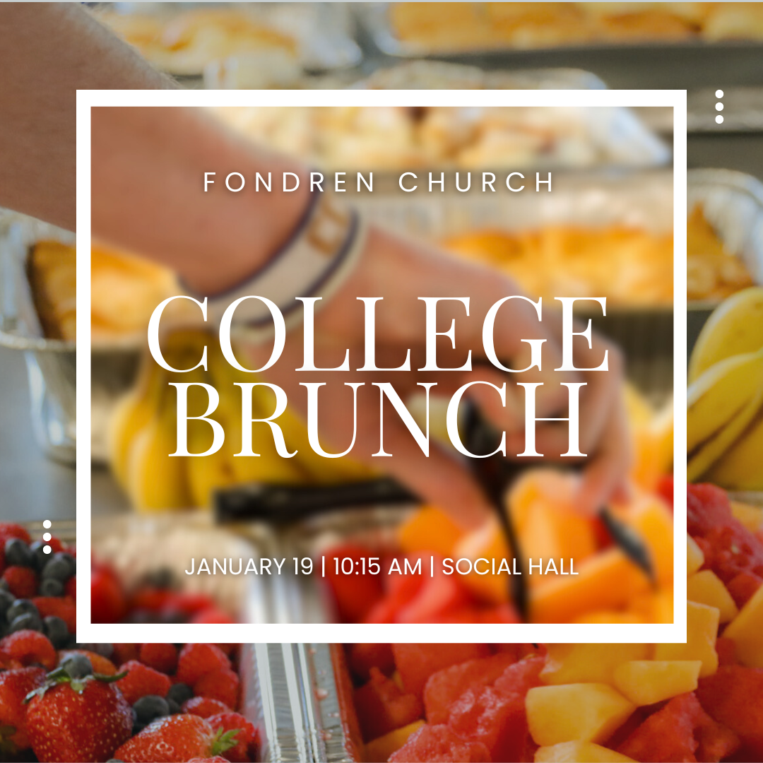 Events — Fondren Church