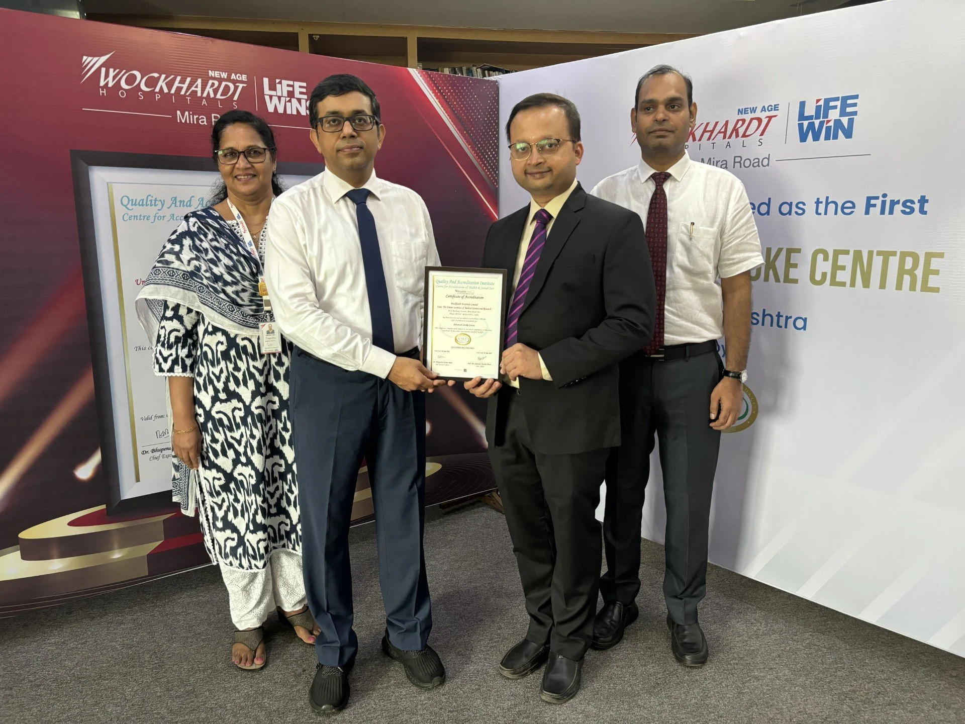 Wockhardt Hospital, Mira Road Leads the Way in Stroke Care with QAI ...