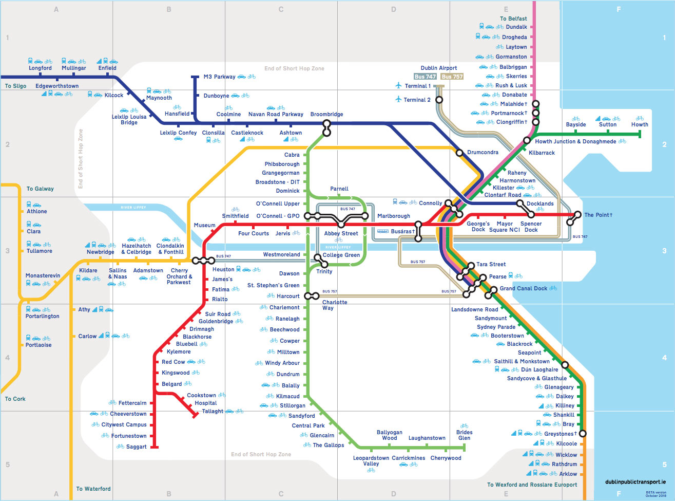 Dublin Trains - Maps, Travel Information and Timetables — Dublin Public ...