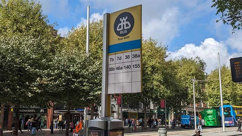 Temporary bus stop closures on D'Olier Street for 3 months — Dublin ...