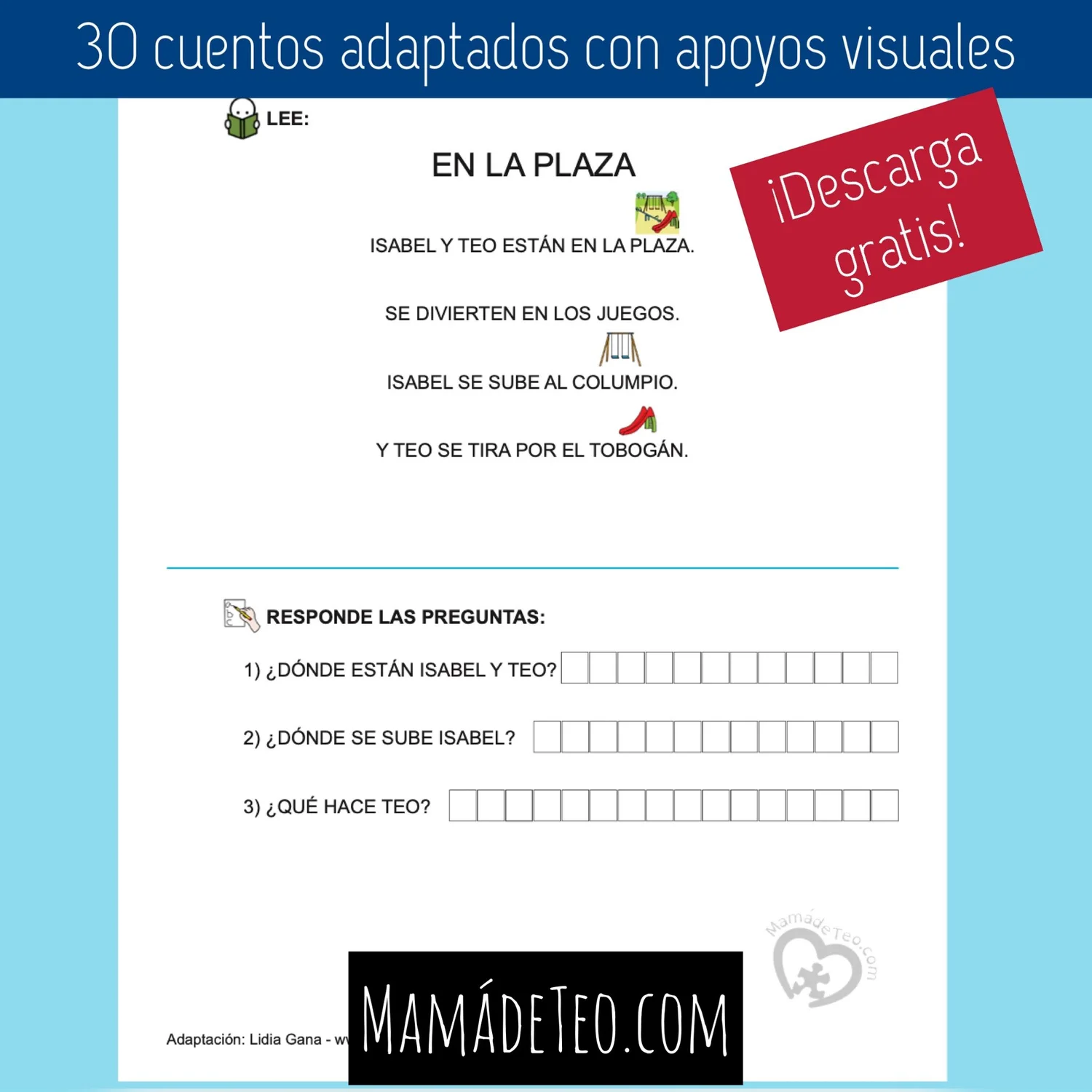 Mis lecturitas — Mamá de Teo | Adaptaciones | Autismo