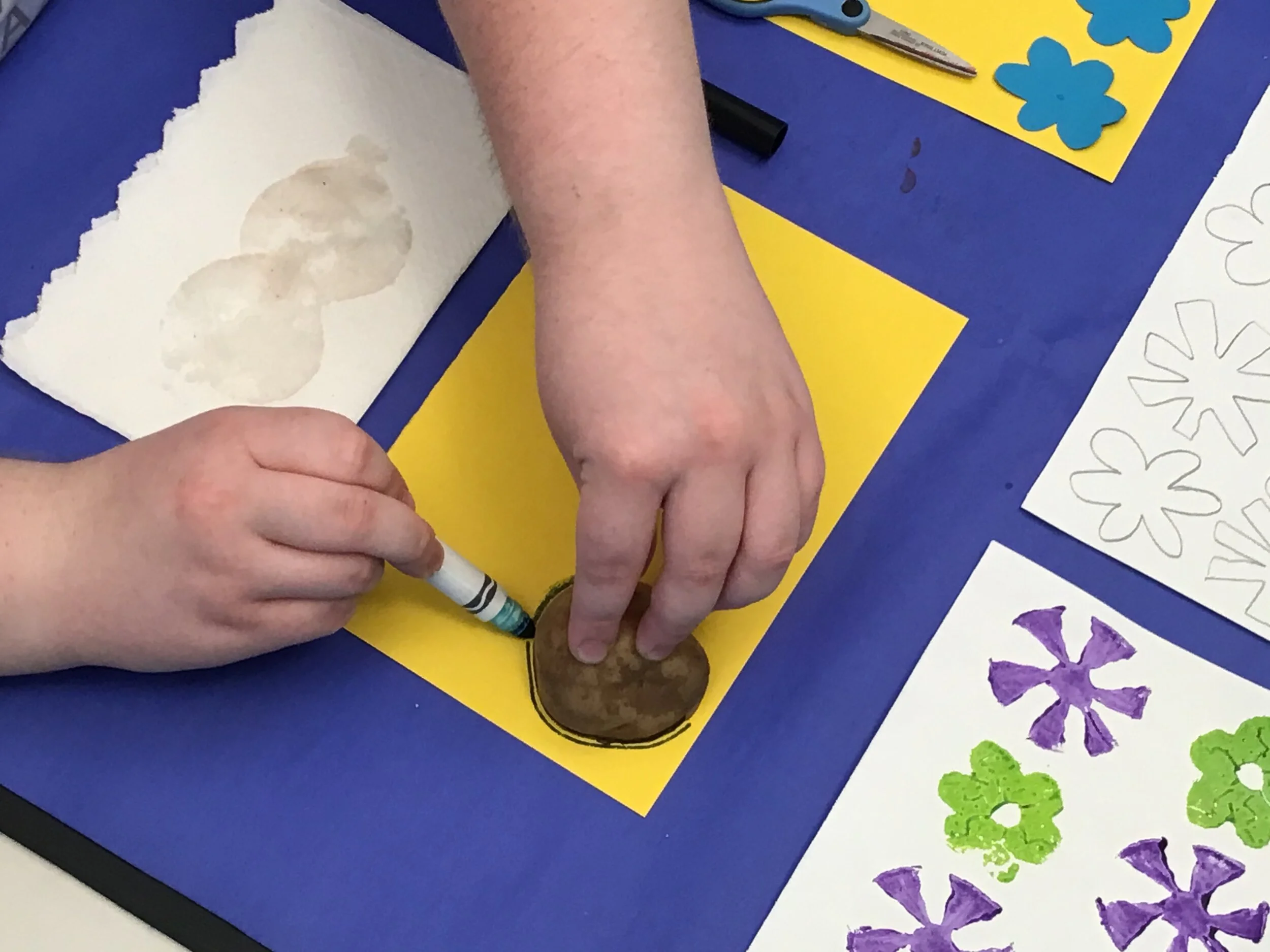 Potato Printmaking: Advanced — Norman Firehouse Art Center