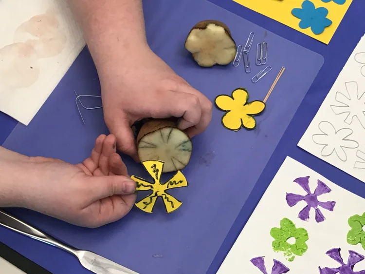 Potato Printmaking: Advanced — Norman Firehouse Art Center