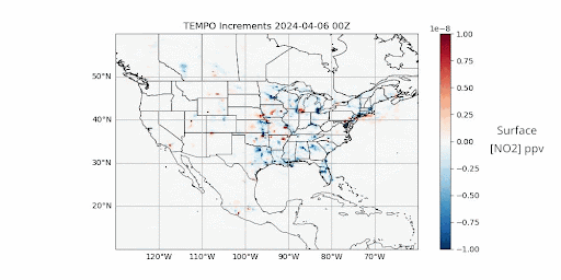 Showcasing the Assimilation of TEMPO NO2 Data in the JEDI System with ...