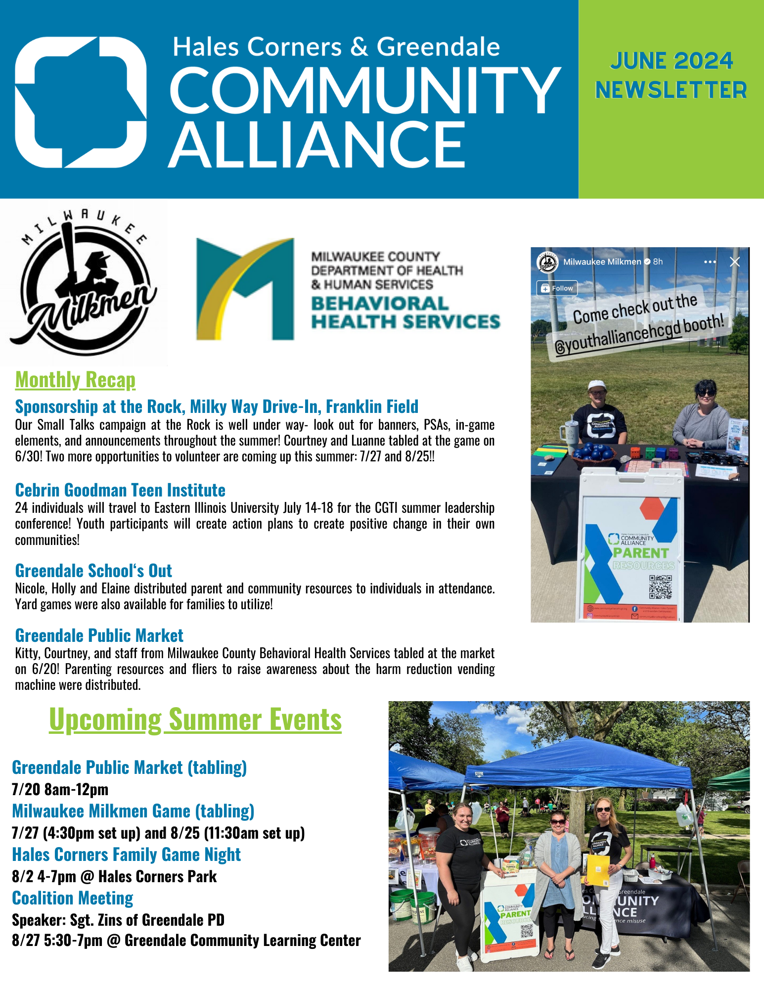 Monthly Newsletters — Empowered and Informed