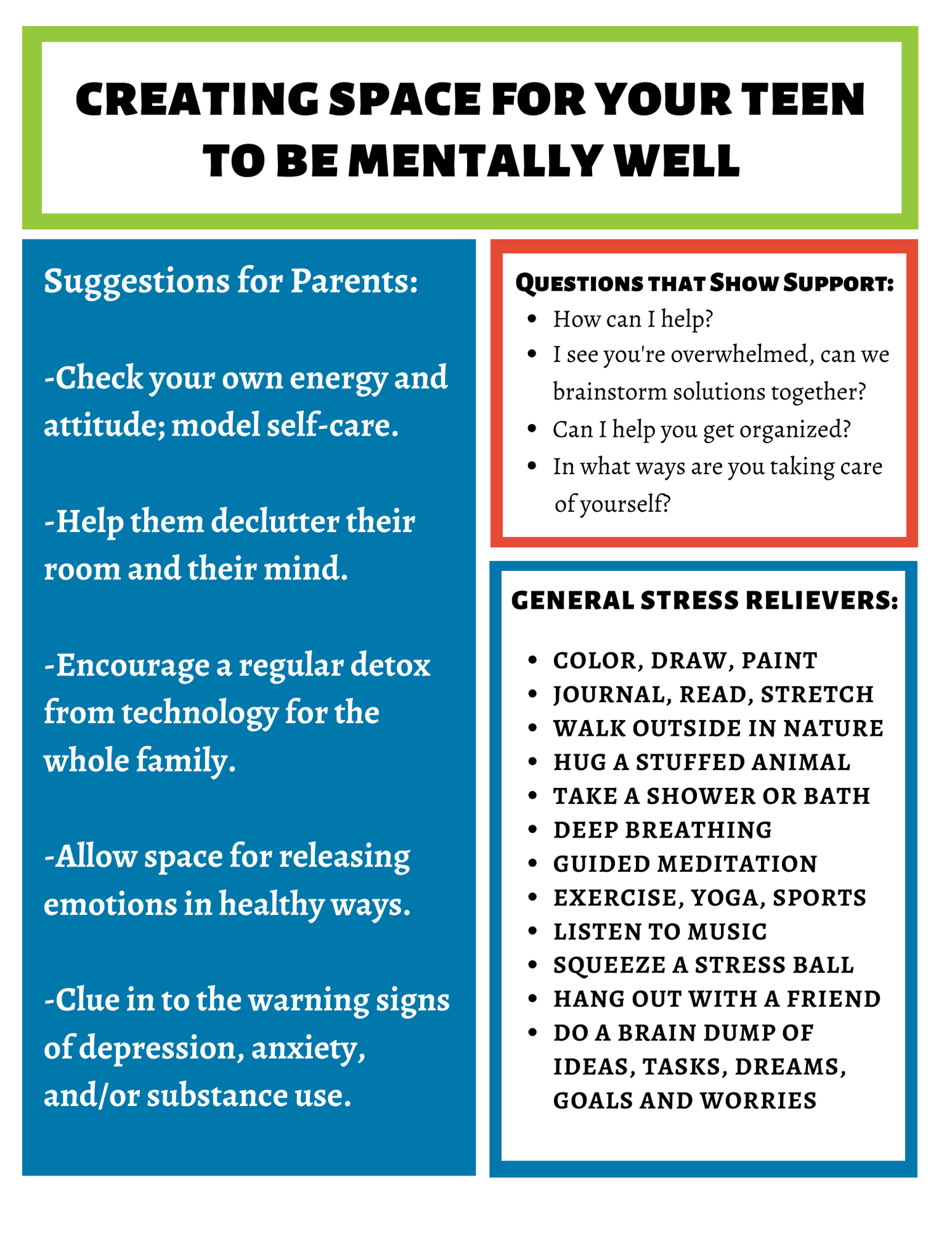 Mental Health for Teens — Empowered and Informed