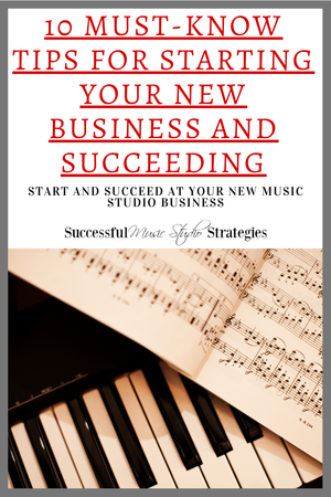 Successful Music Studio Strategies | Successful Private Music Studios ...