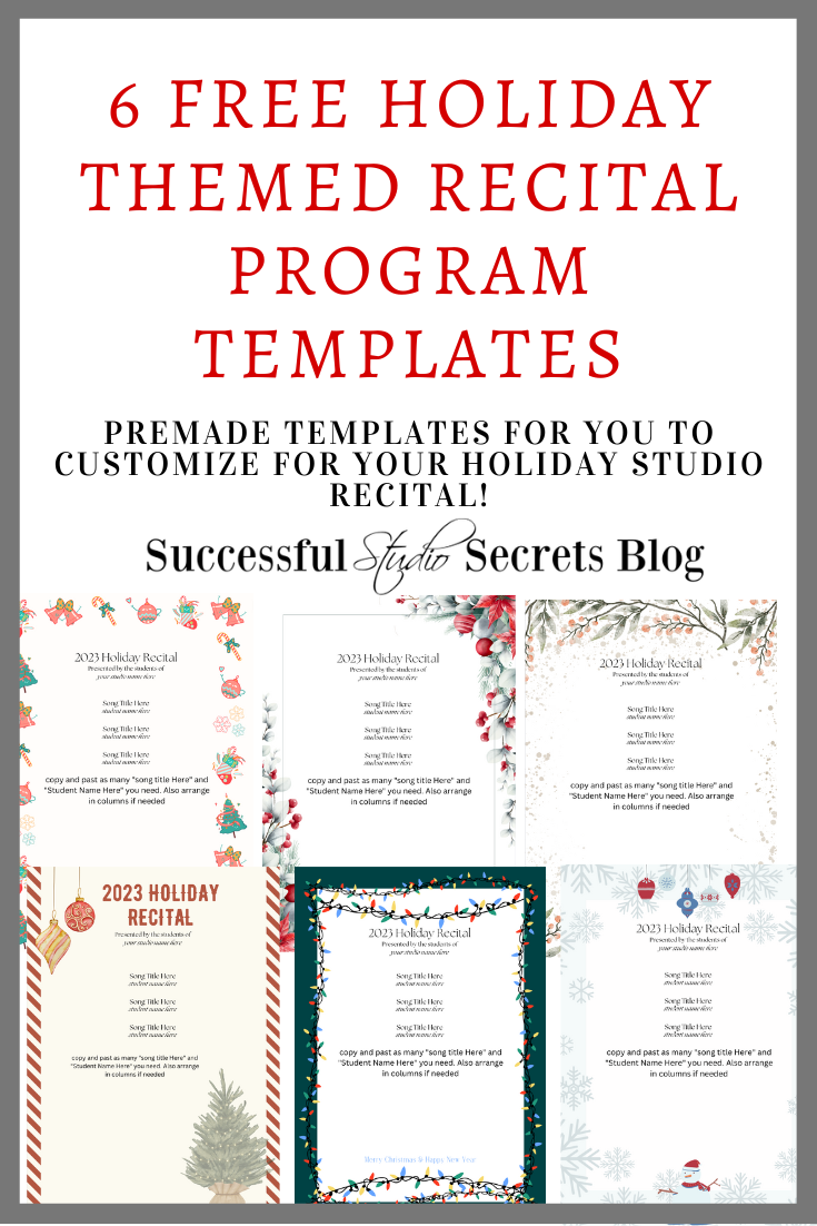 Successful Music Studio Strategies | Successful Private Music Studios ...