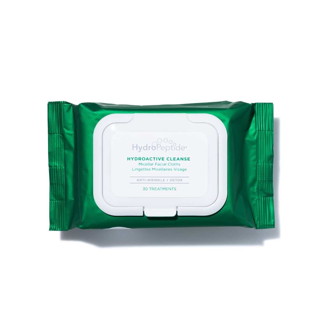 HydroPeptide HydroActive Cleanse | Micellar Cleansing Cloths