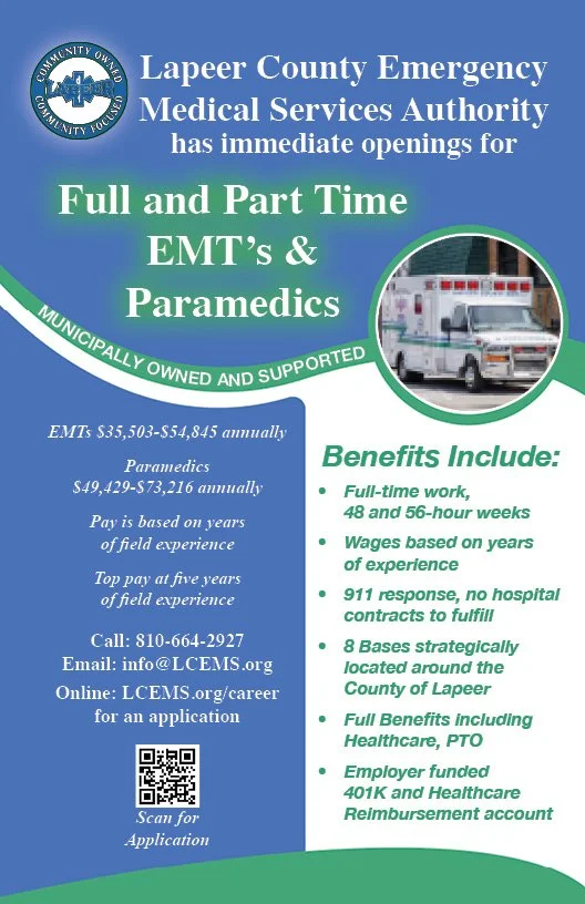 Contact — Lapeer County EMS
